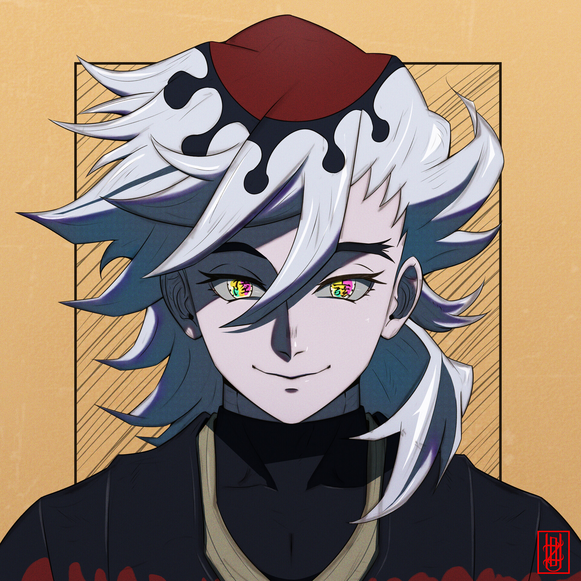 ArtStation - Dōma - Kimetsu no Yaiba