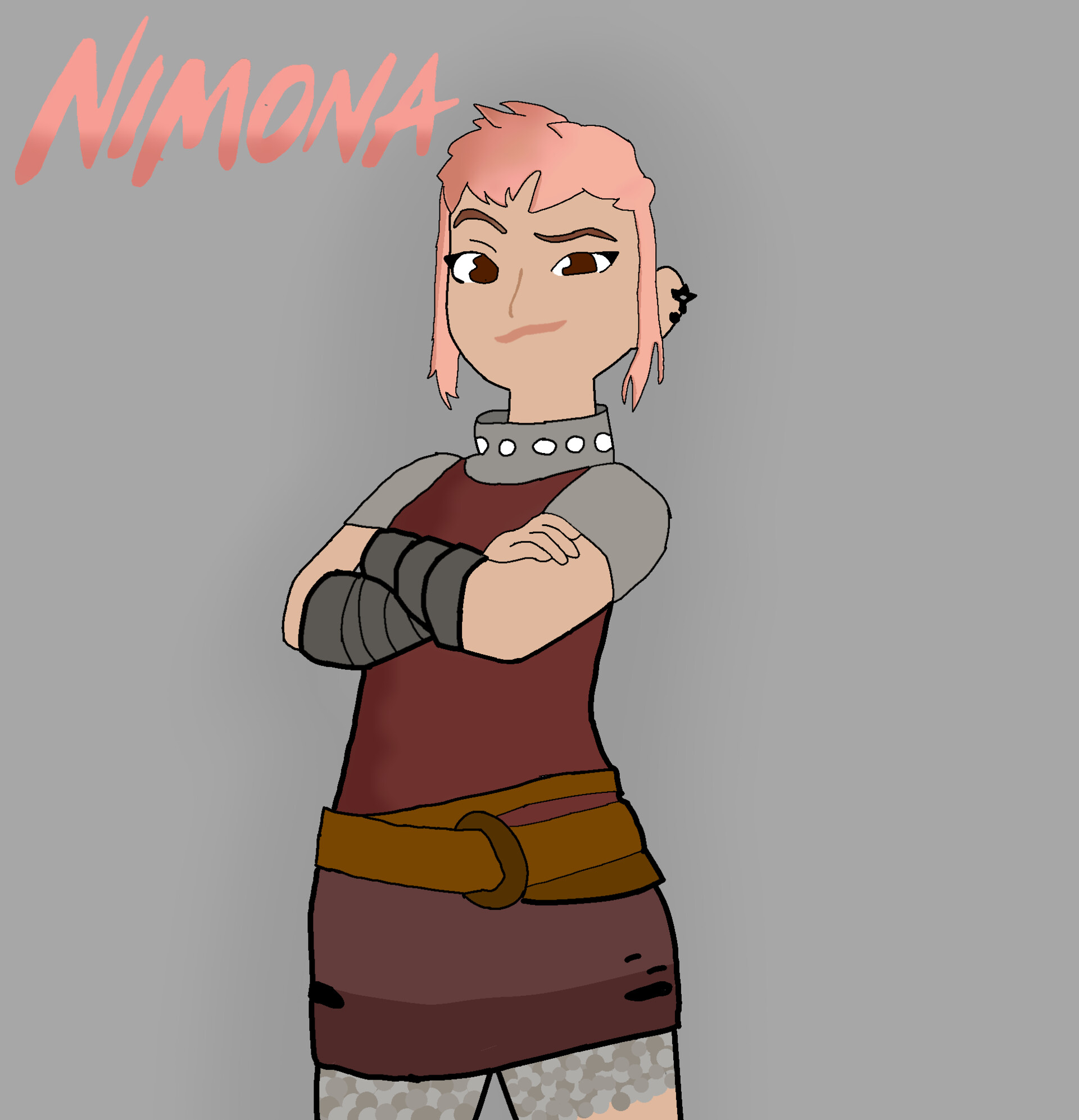 ArtStation - Nimona drawing