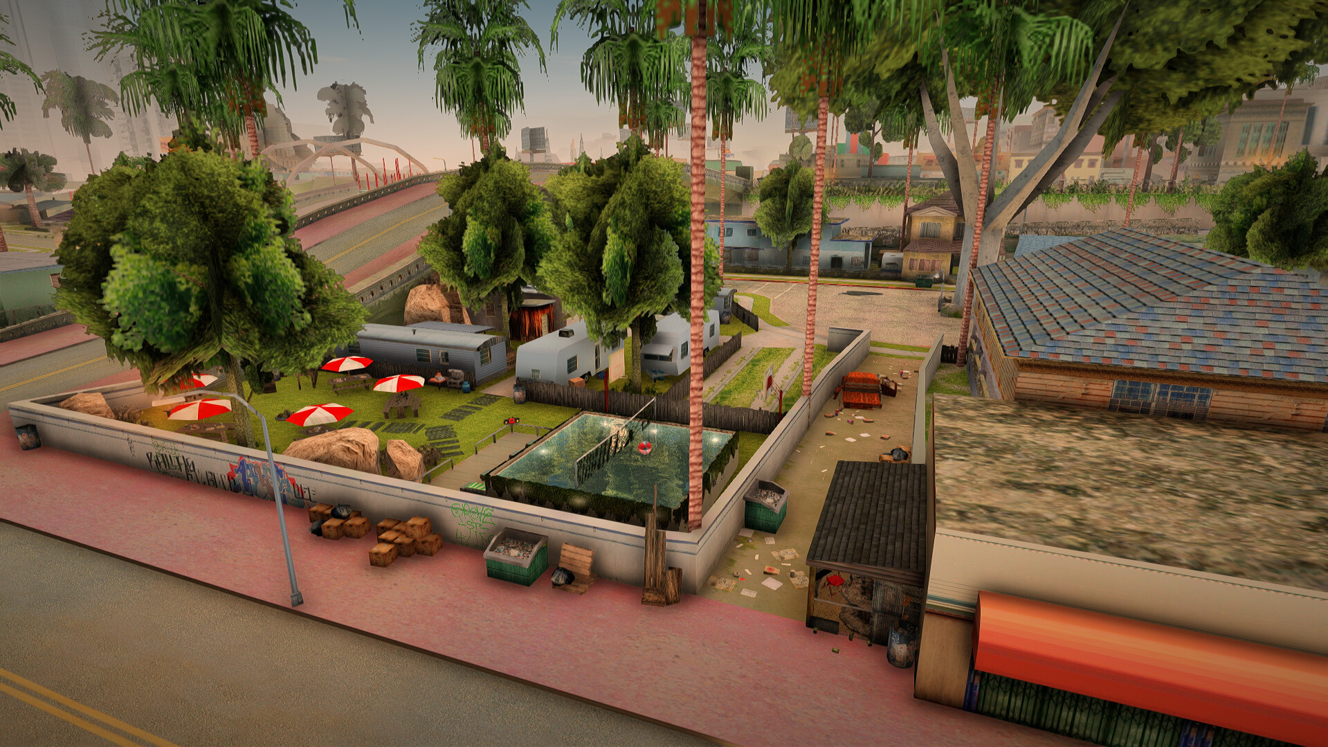 Grand Theft Auto San Andreas Grove Street