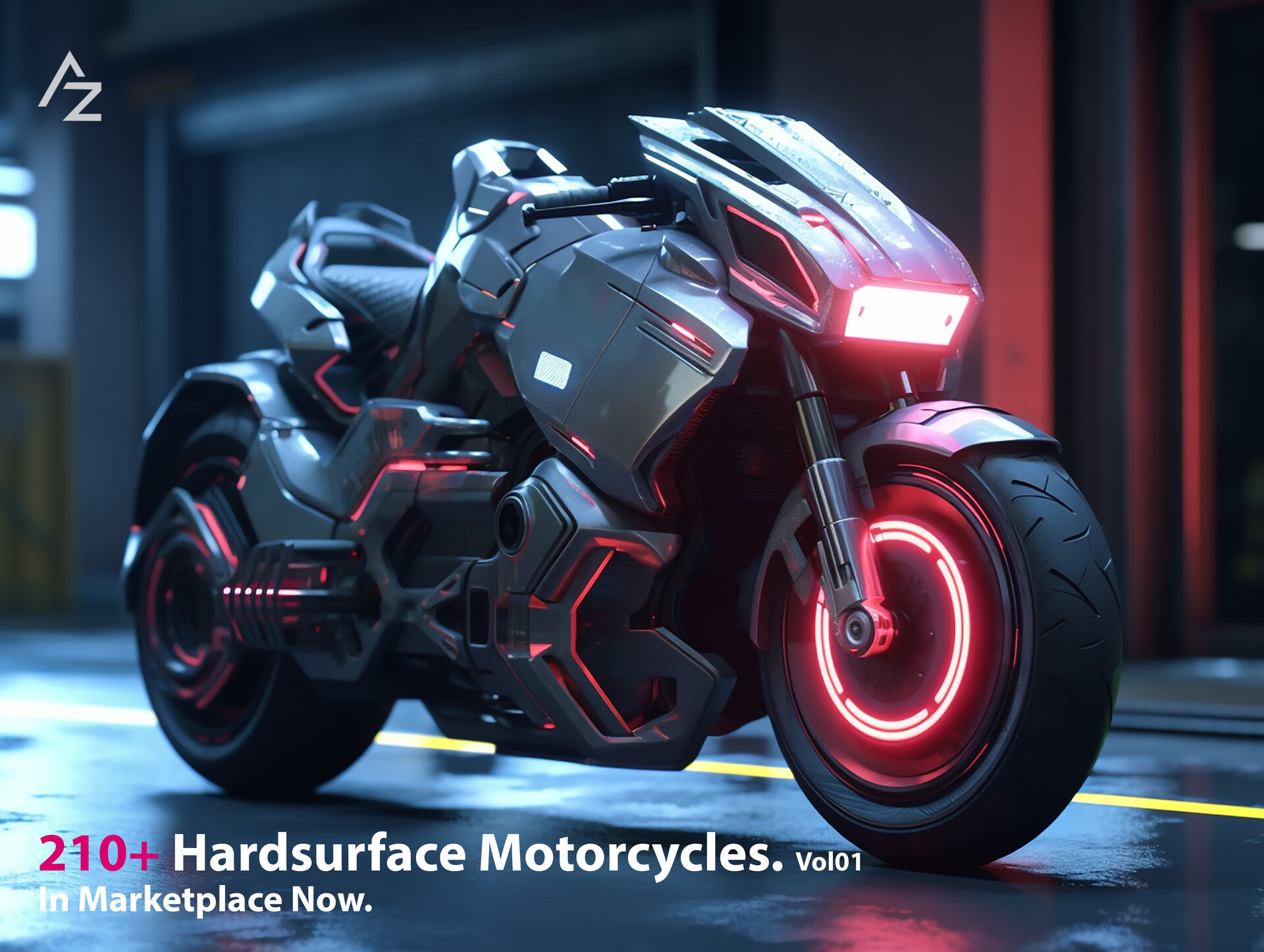 ArtStation - 210 Hardsurface Motorcycles - VOL.01