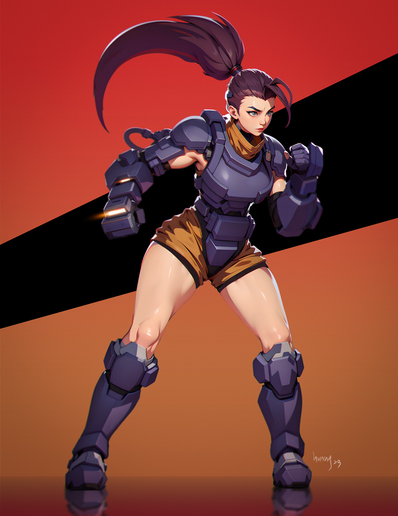 ArtStation - Personal Project - Sidescroller Beat 'em up