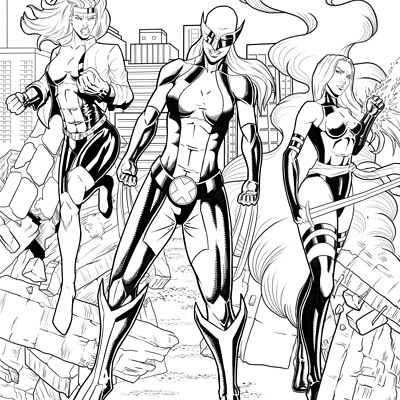 adult coloring pages x men