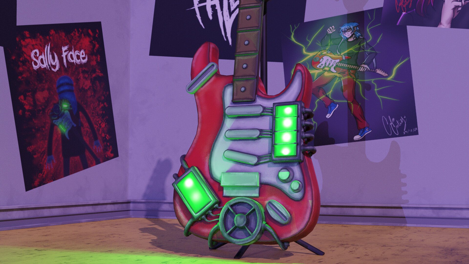 Carla Cortés - Sally Face Guitar Model