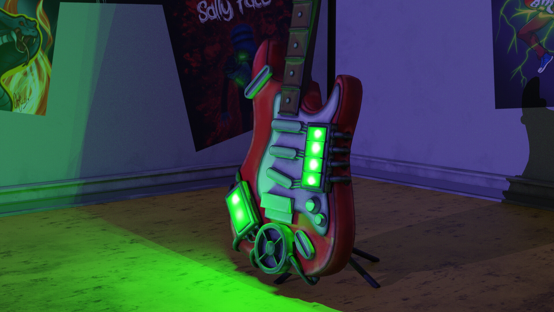 Carla Cortés - Sally Face Guitar Model