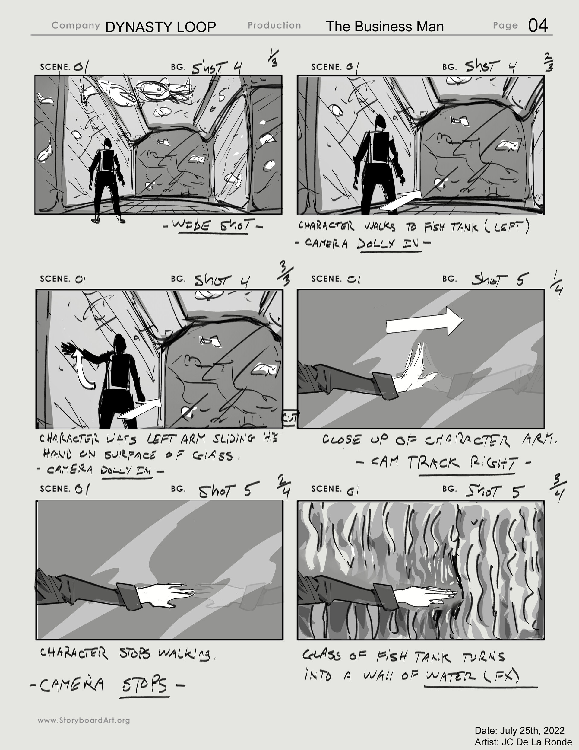 DLR Storyboard Artist - Dynasty Loop - Concept Storyboards for NFT ...
