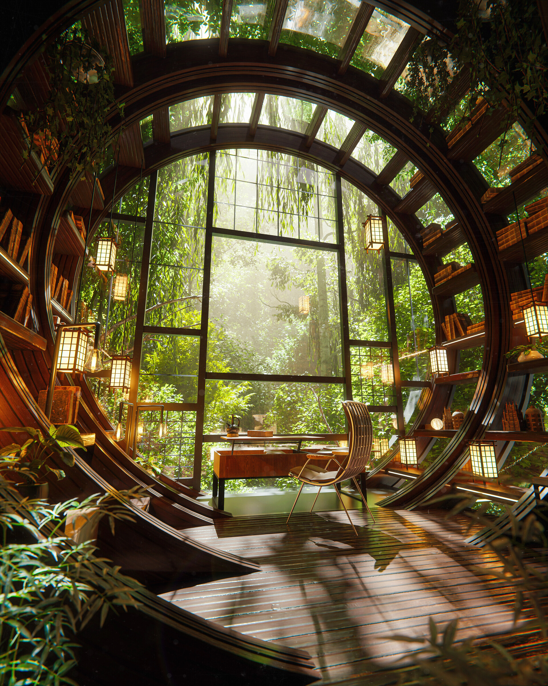 ArtStation - Atrium Conservatory (With Max Hay)