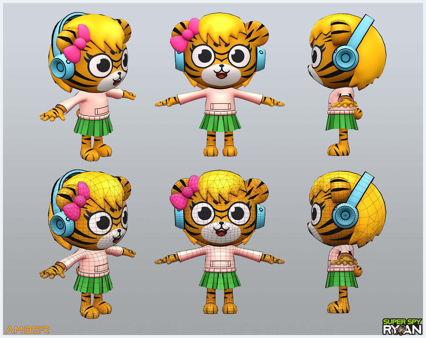 ArtStation - Super Spy Ryan Game Models