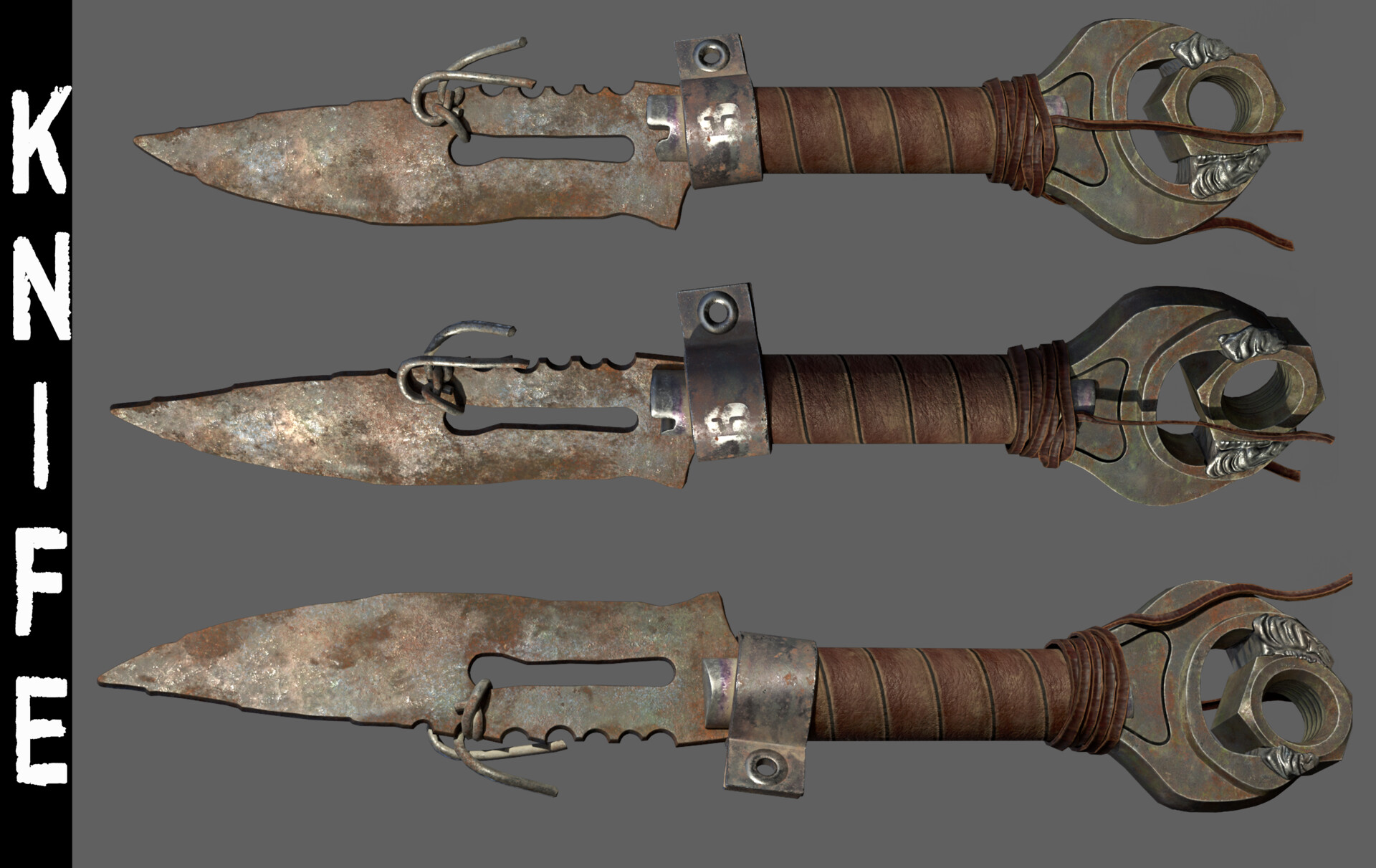 Vicky Roy - Post apocalyptic knife