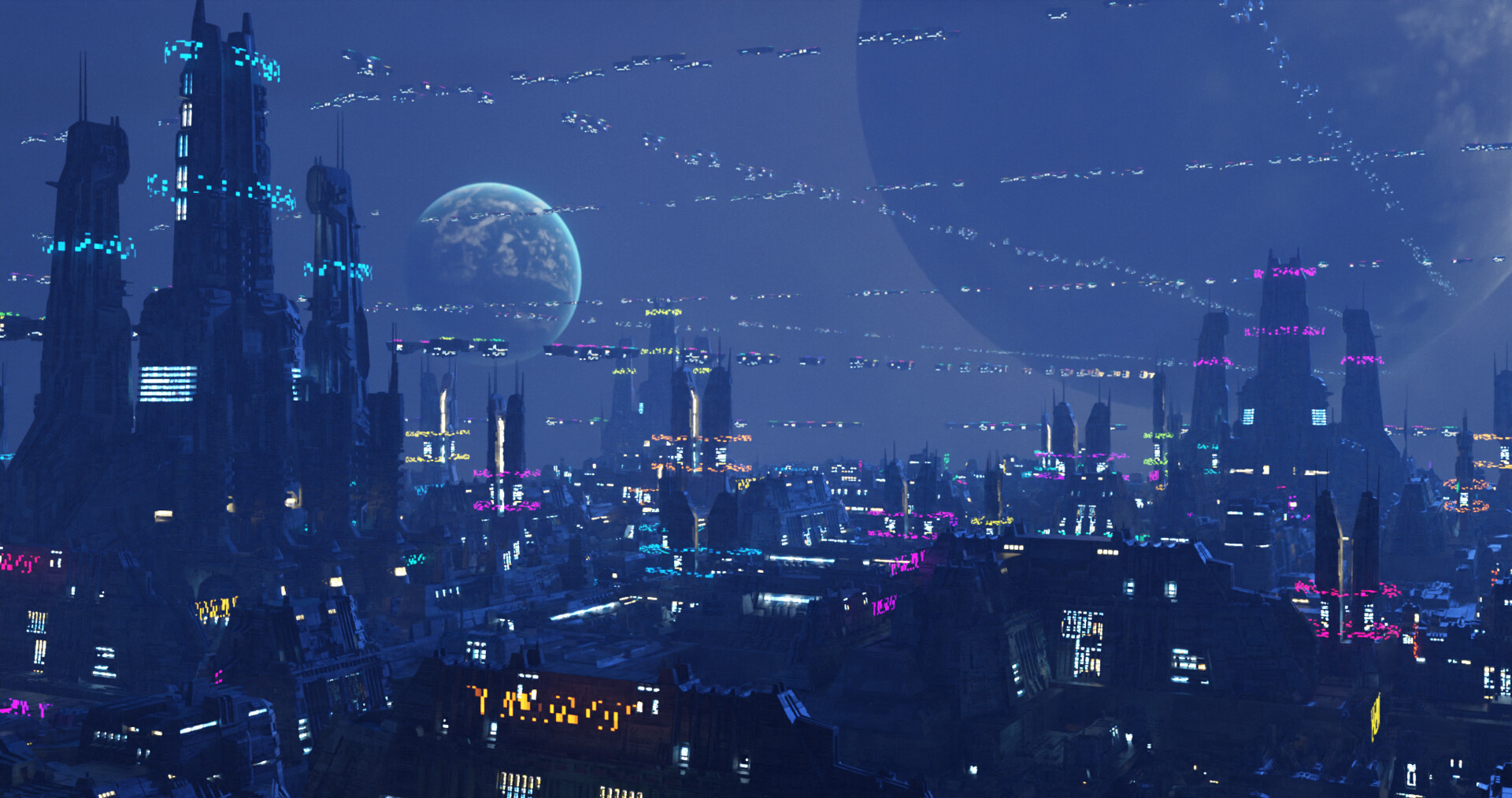 ArtStation - Alien Base Near Planet