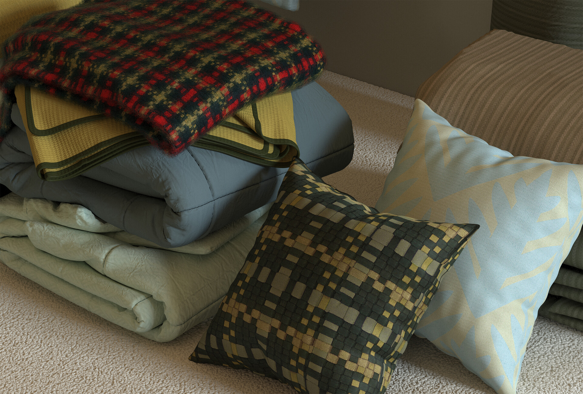 ArtStation - 3D Home Textile Design