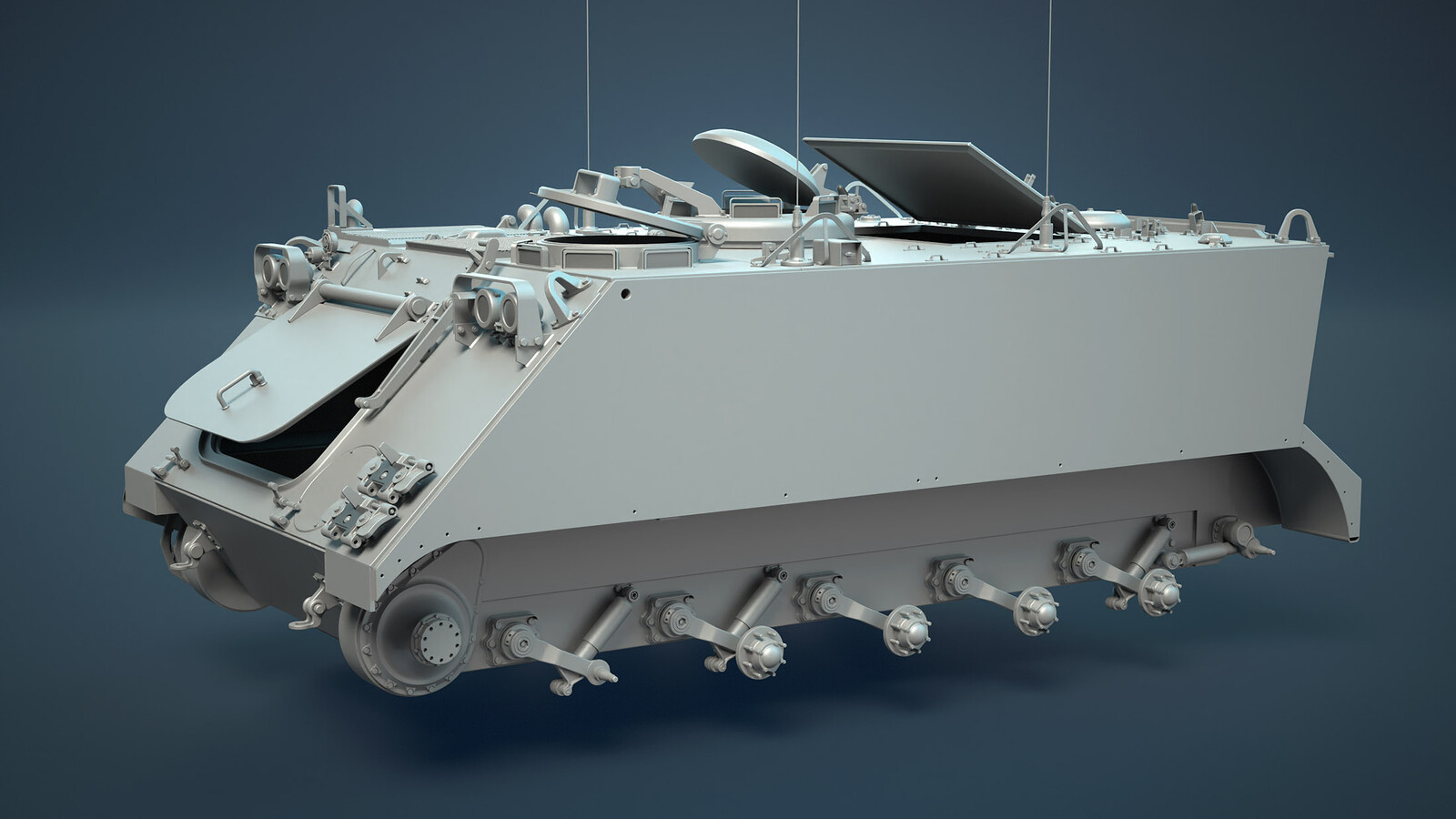 Serhii Ryzhkov - M113 High-Detailed 3D-Model