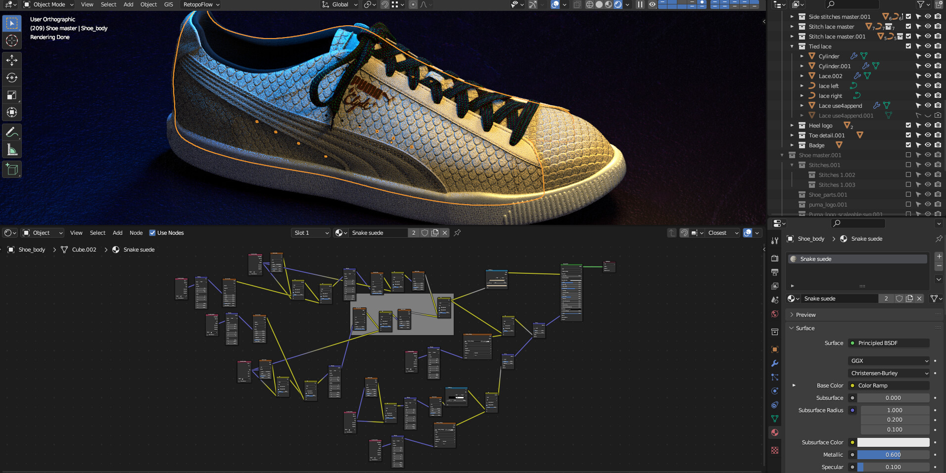 Ross Barefoot - Puma Clyde Sneakers