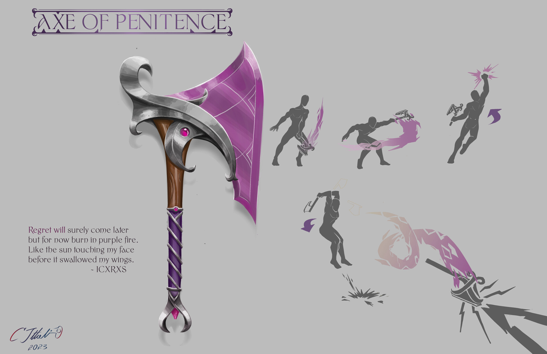ArtStation - Axe of Penitence