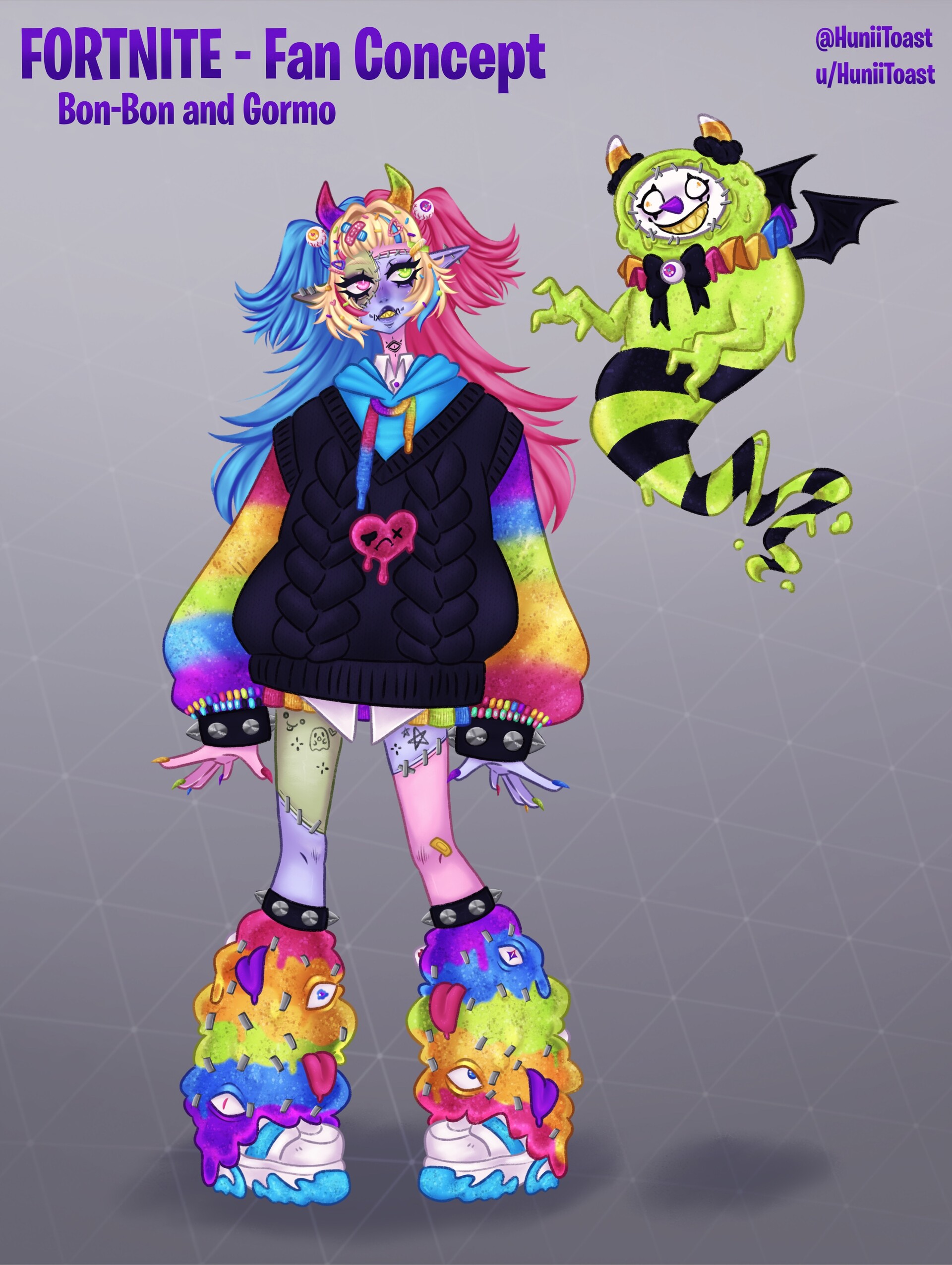 ArtStation - [Fortnite Fan Concept] - Bon-Bon!