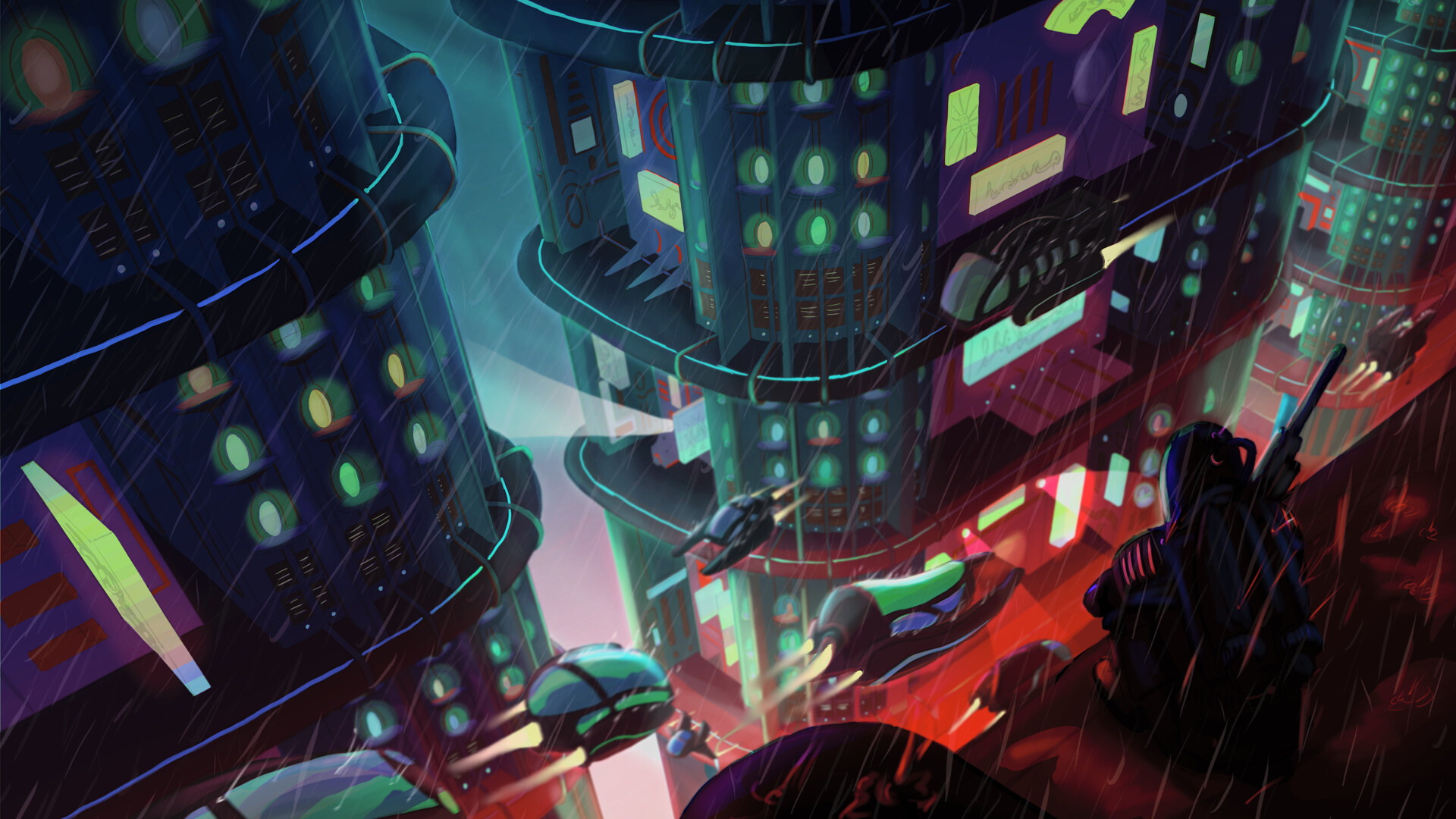 ArtStation - Sci-Fi City