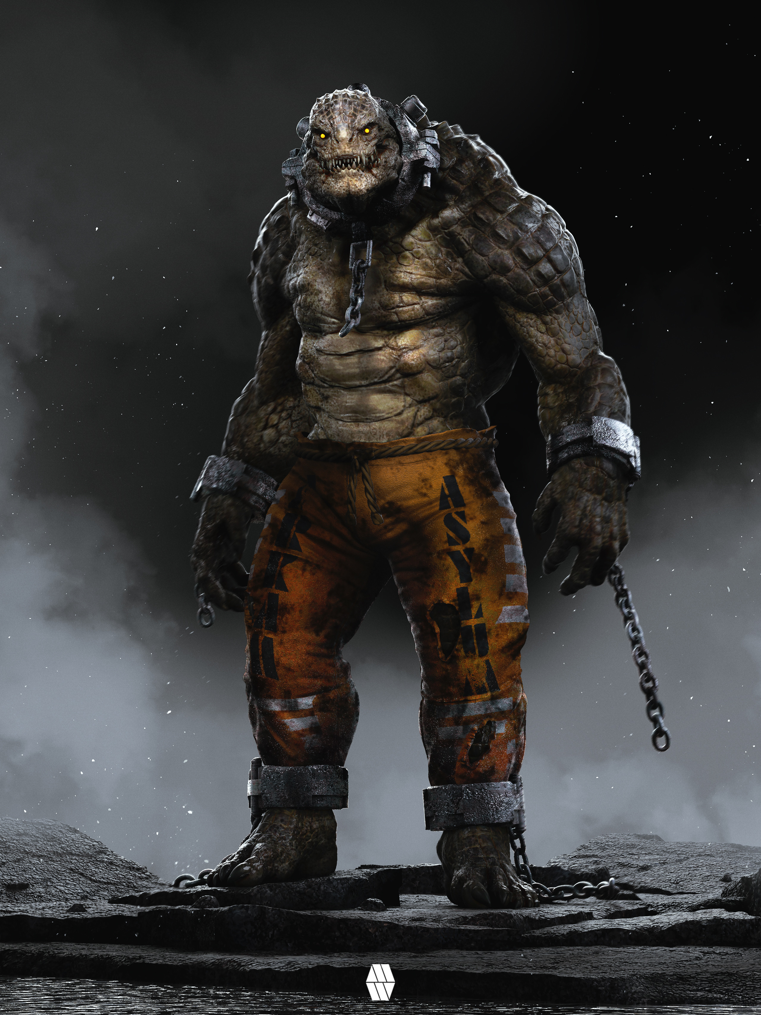 A Monster Calls - 'Killer Croc' Personal Project - REVISITED by Marcus Whinney : r/ImaginaryVillains