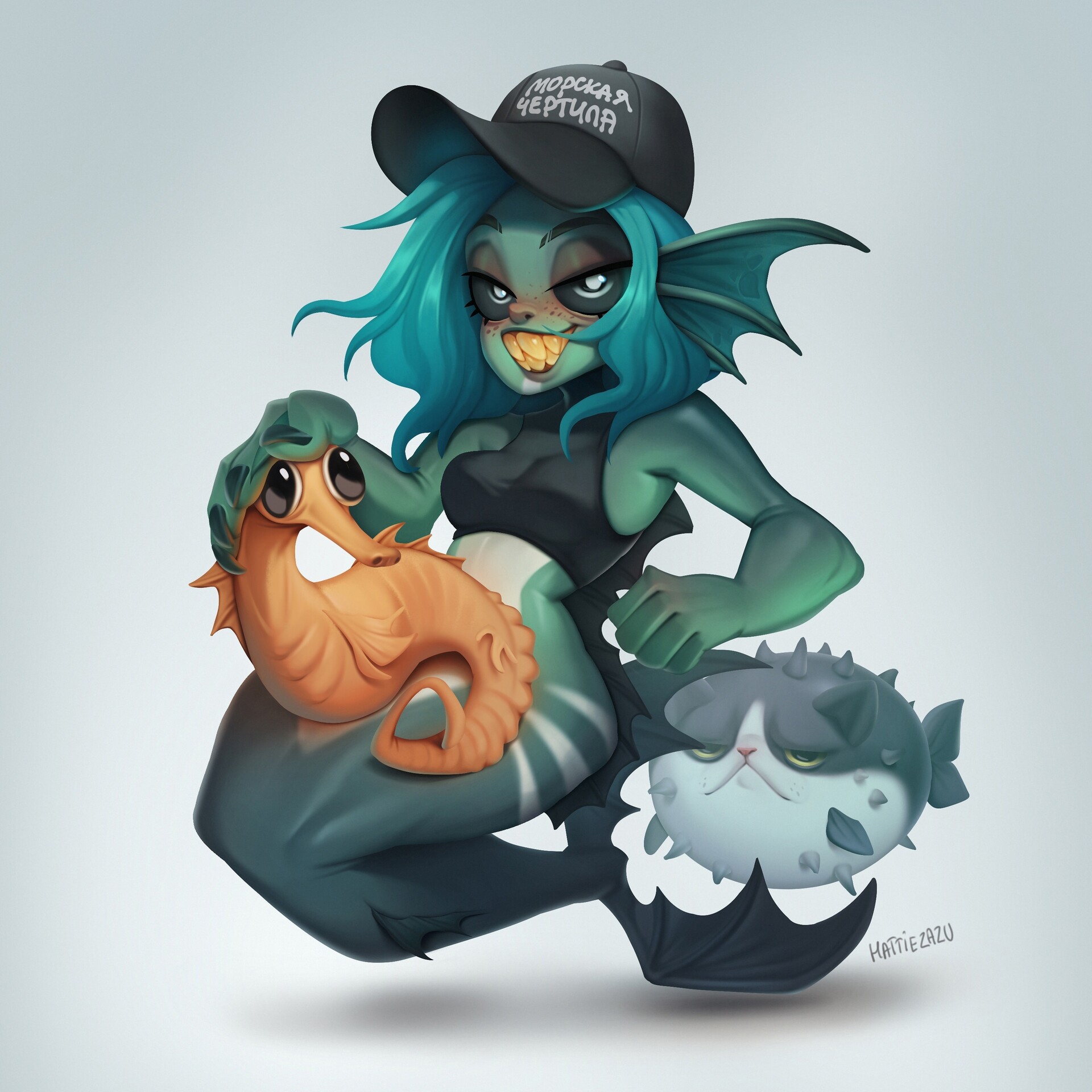 ArtStation - Mermay selfportrait