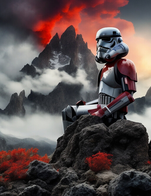 ArtStation - Red trooper