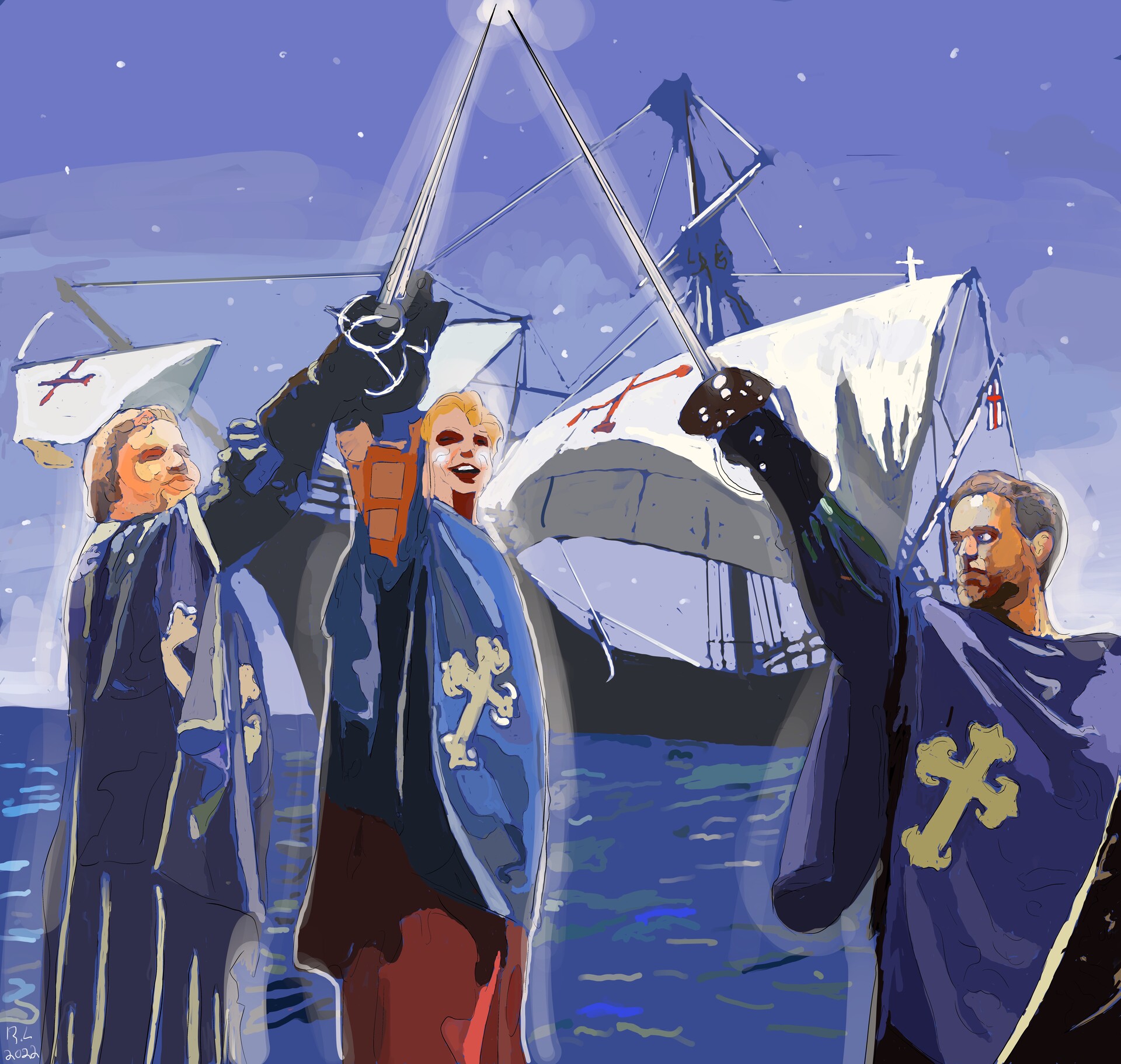 ArtStation - The three musketeers