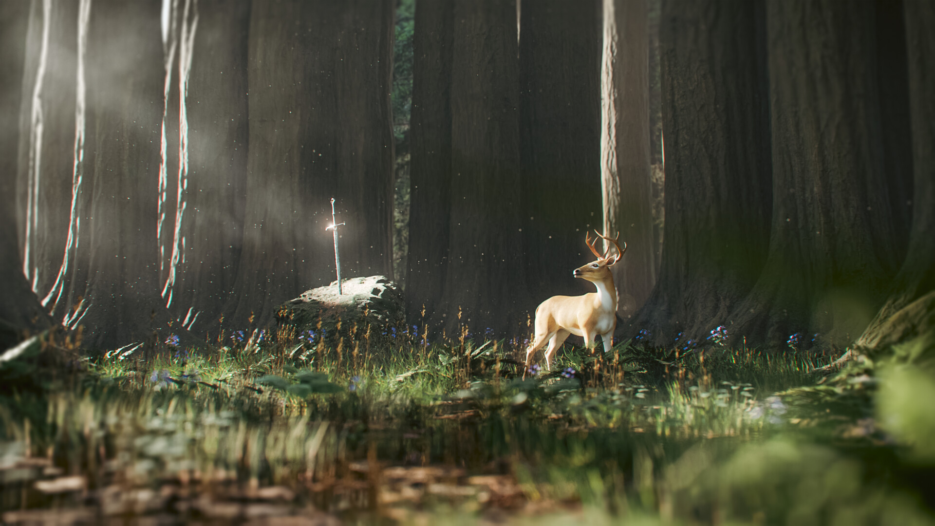 ArtStation - The Sword in the Stone