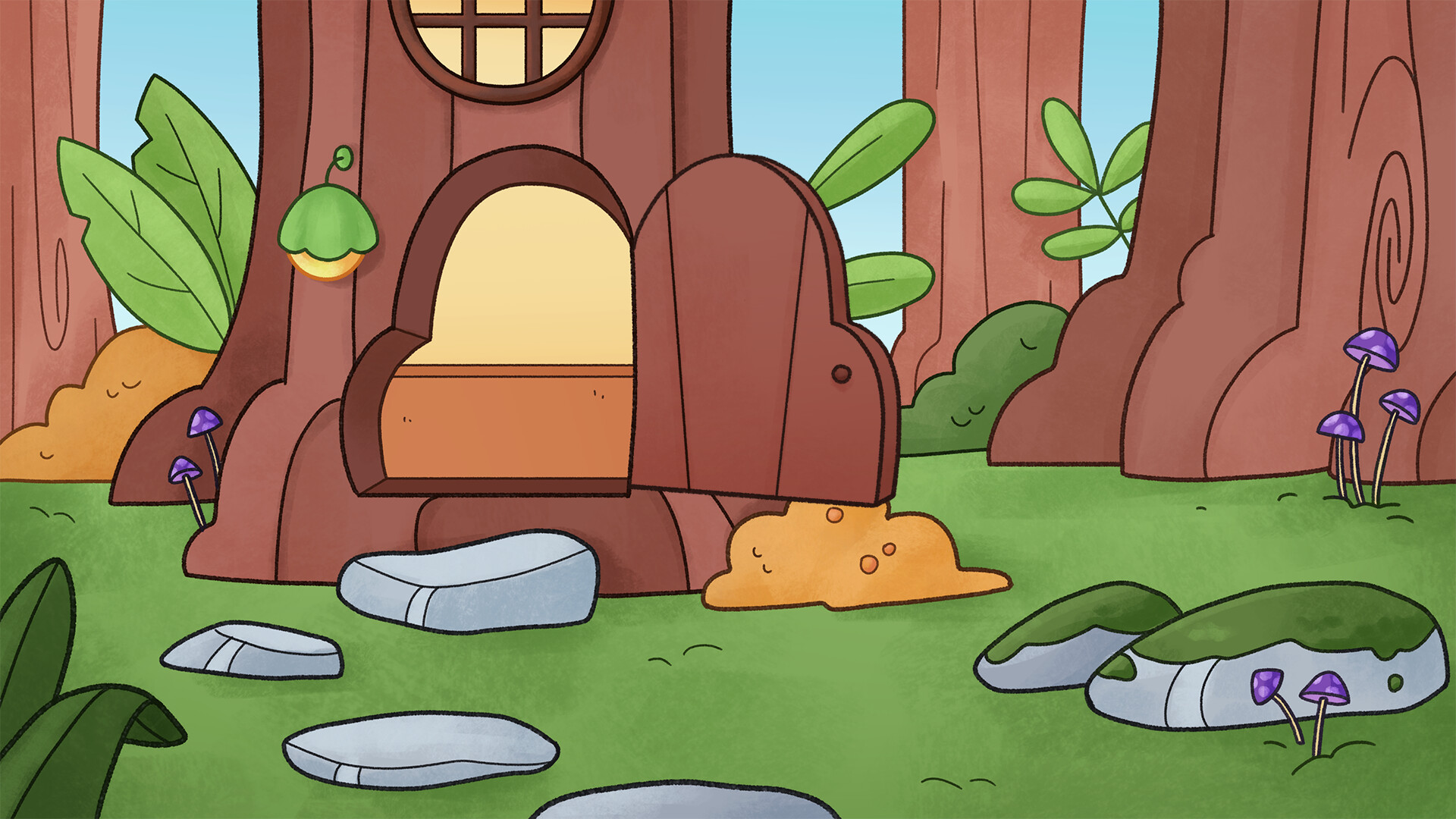 ArtStation - Little forest friends BG