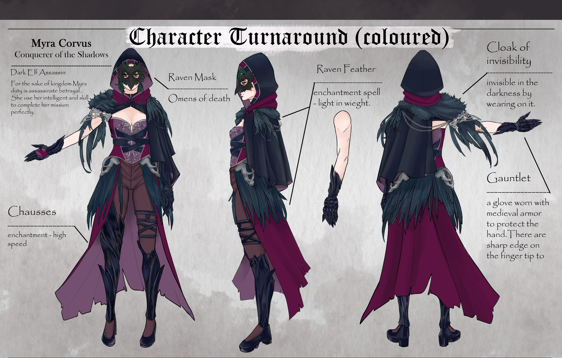 ArtStation - Assassin Character Design