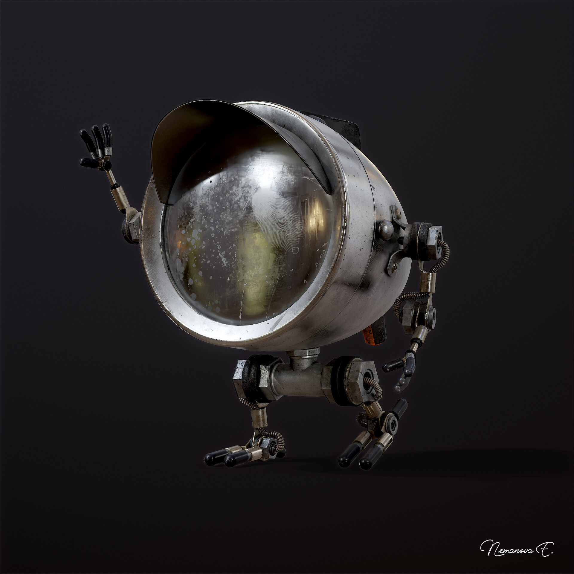 ArtStation - Robot lamp