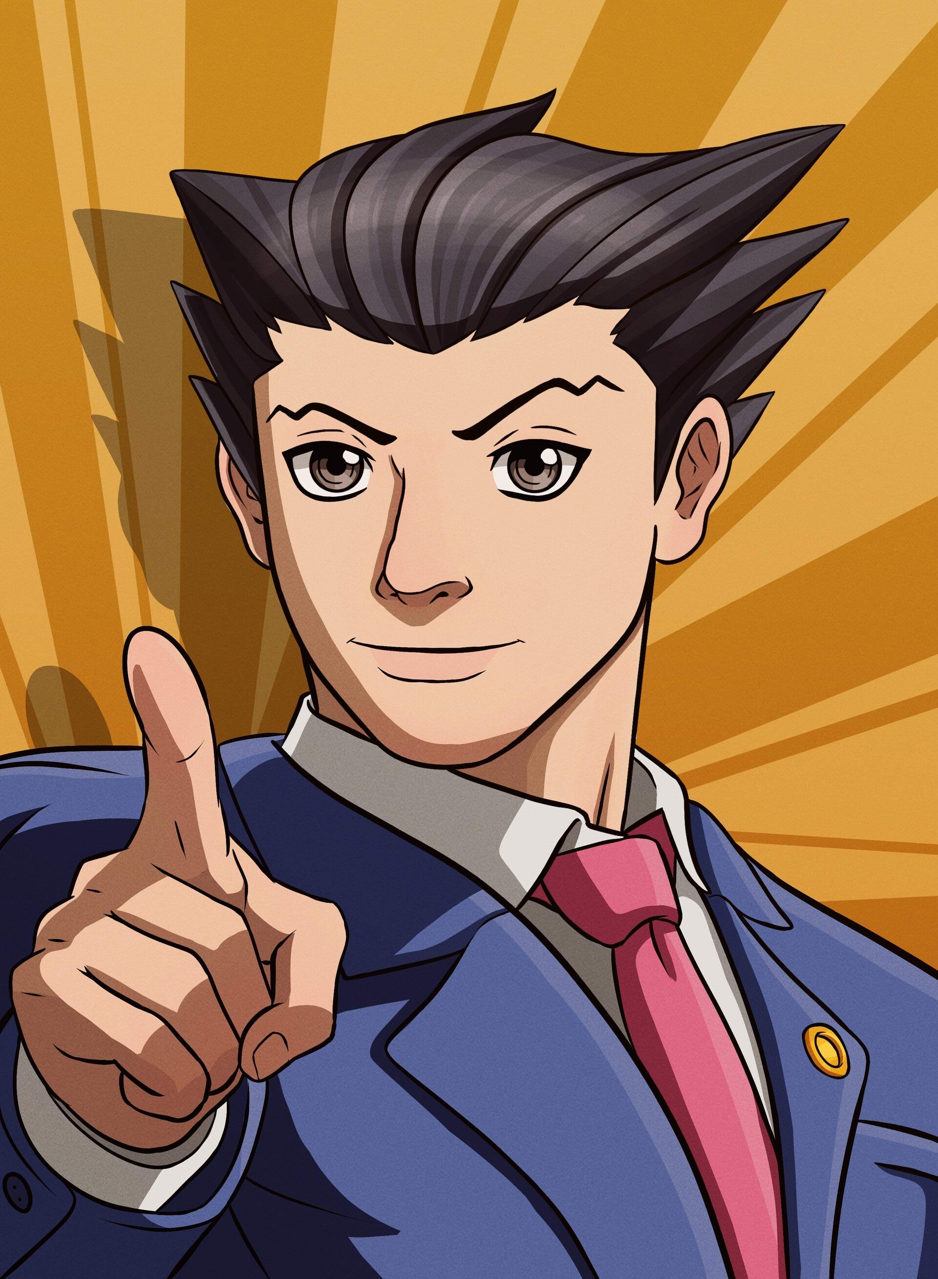 ArtStation - Phoenix Wright Remake