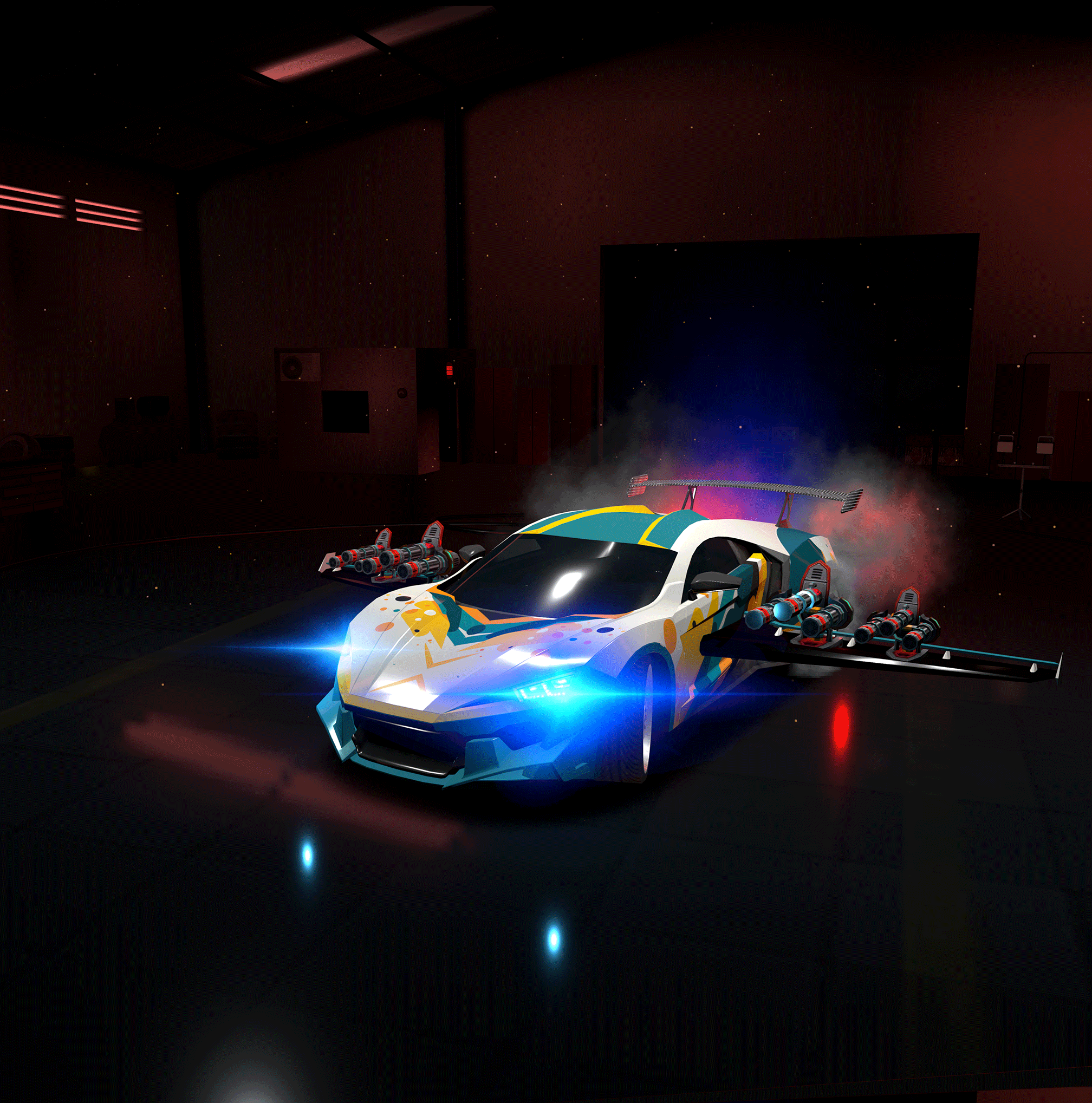 Rehanz - Flying Car | Garage