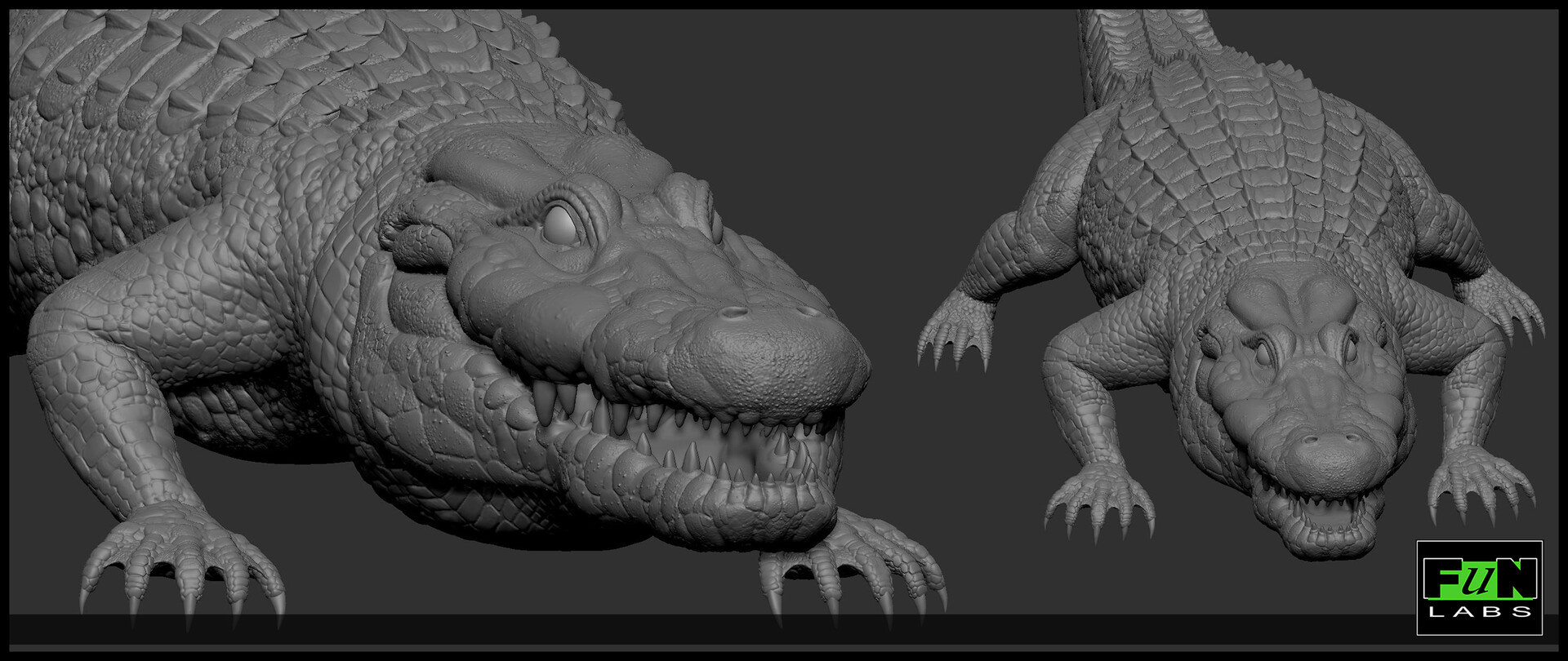 ArtStation - American Alligator - Alligator mississippiensis