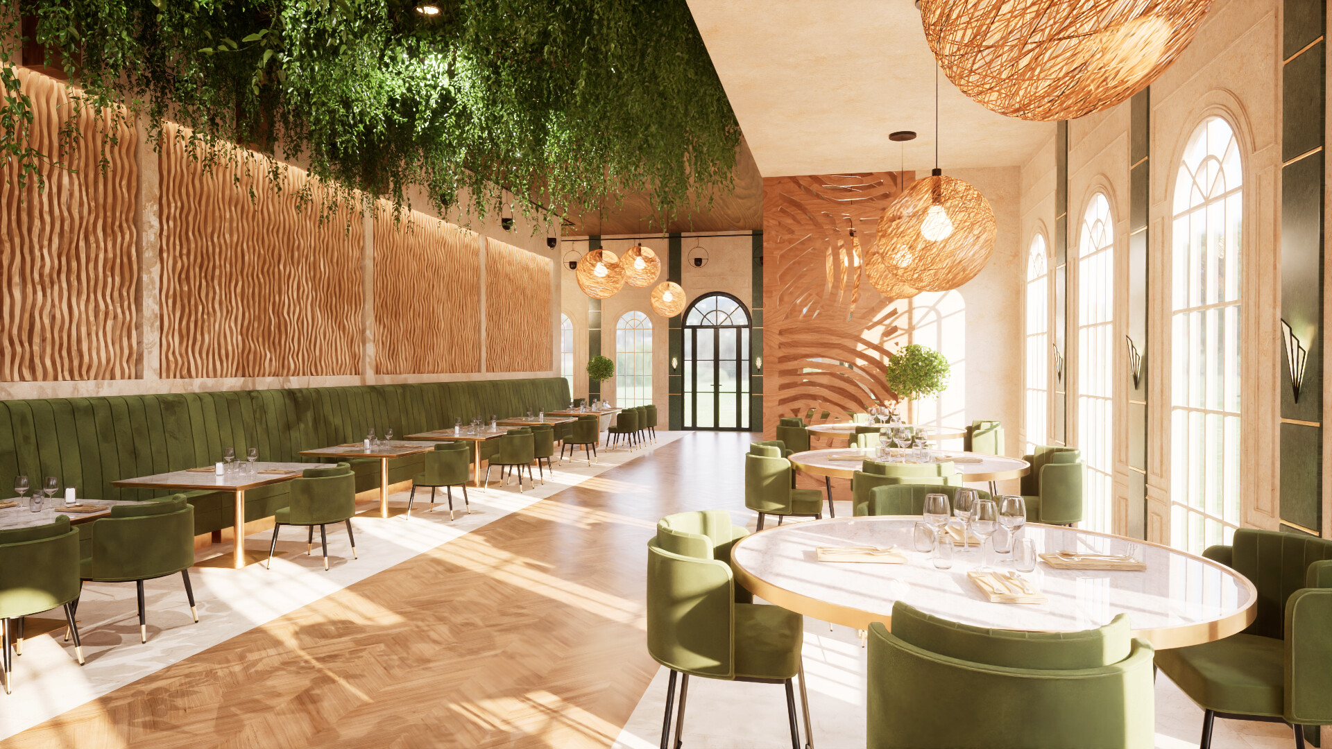 ArtStation - Biophilic Restaurant concept