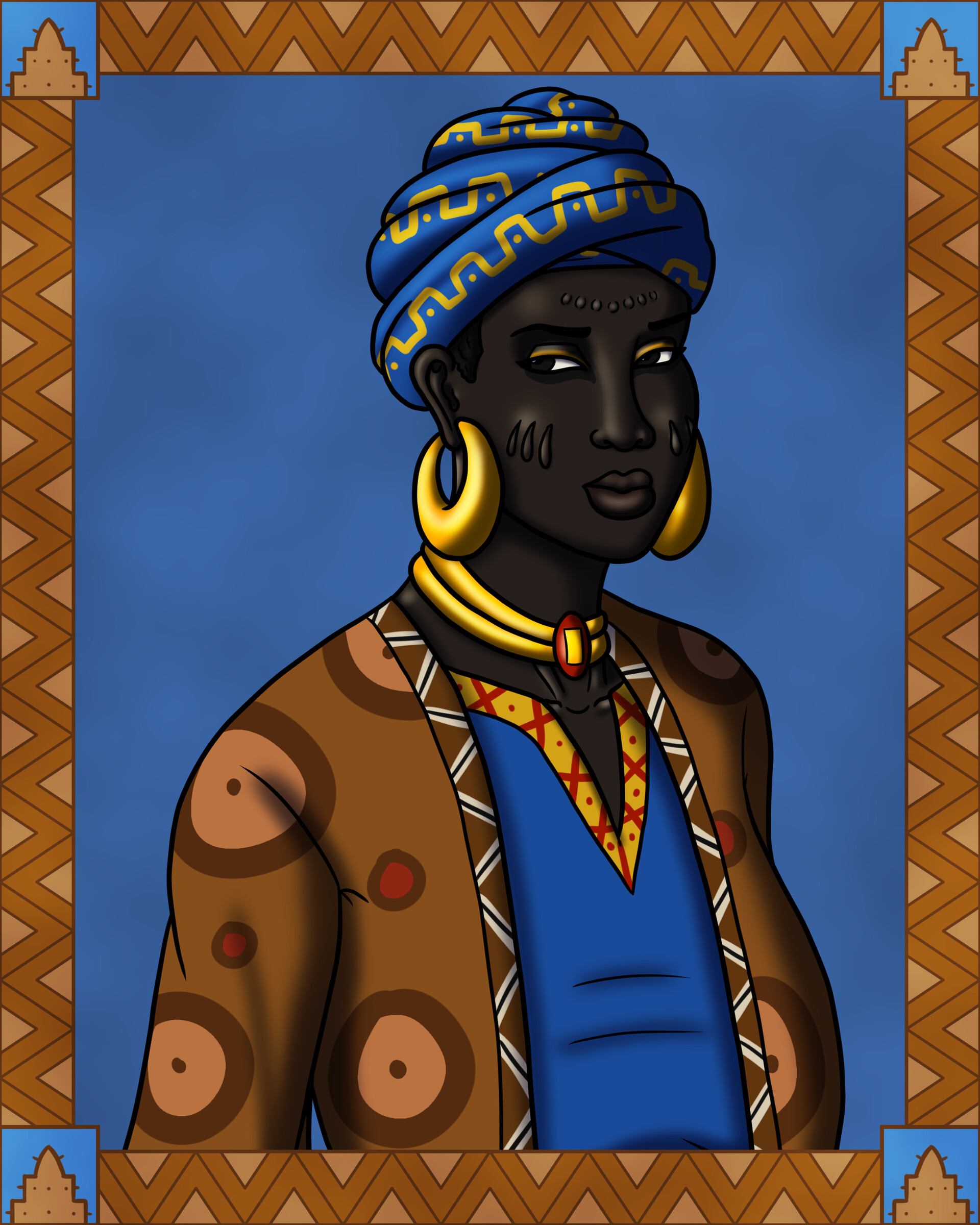 ArtStation - Queen Kassi of Mali