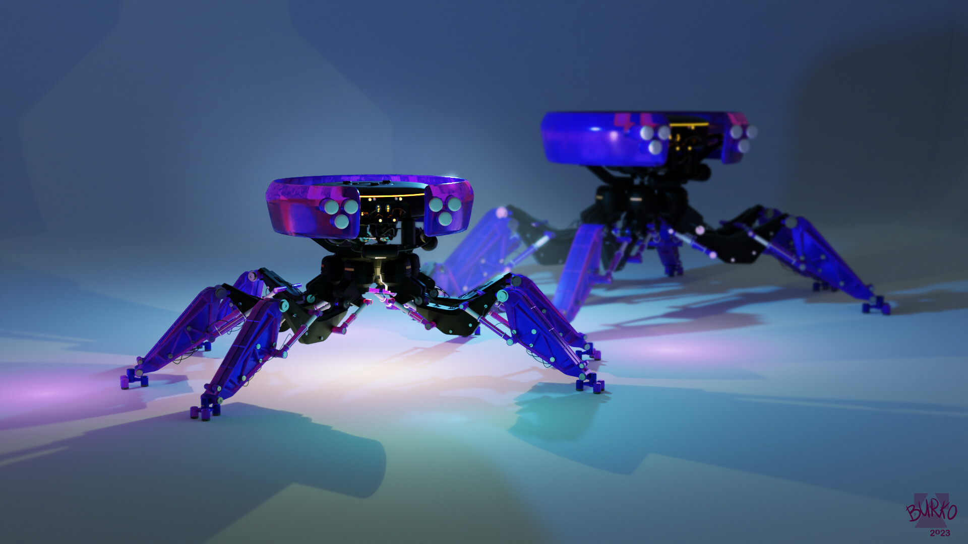 ArtStation - 3D CrabBot model