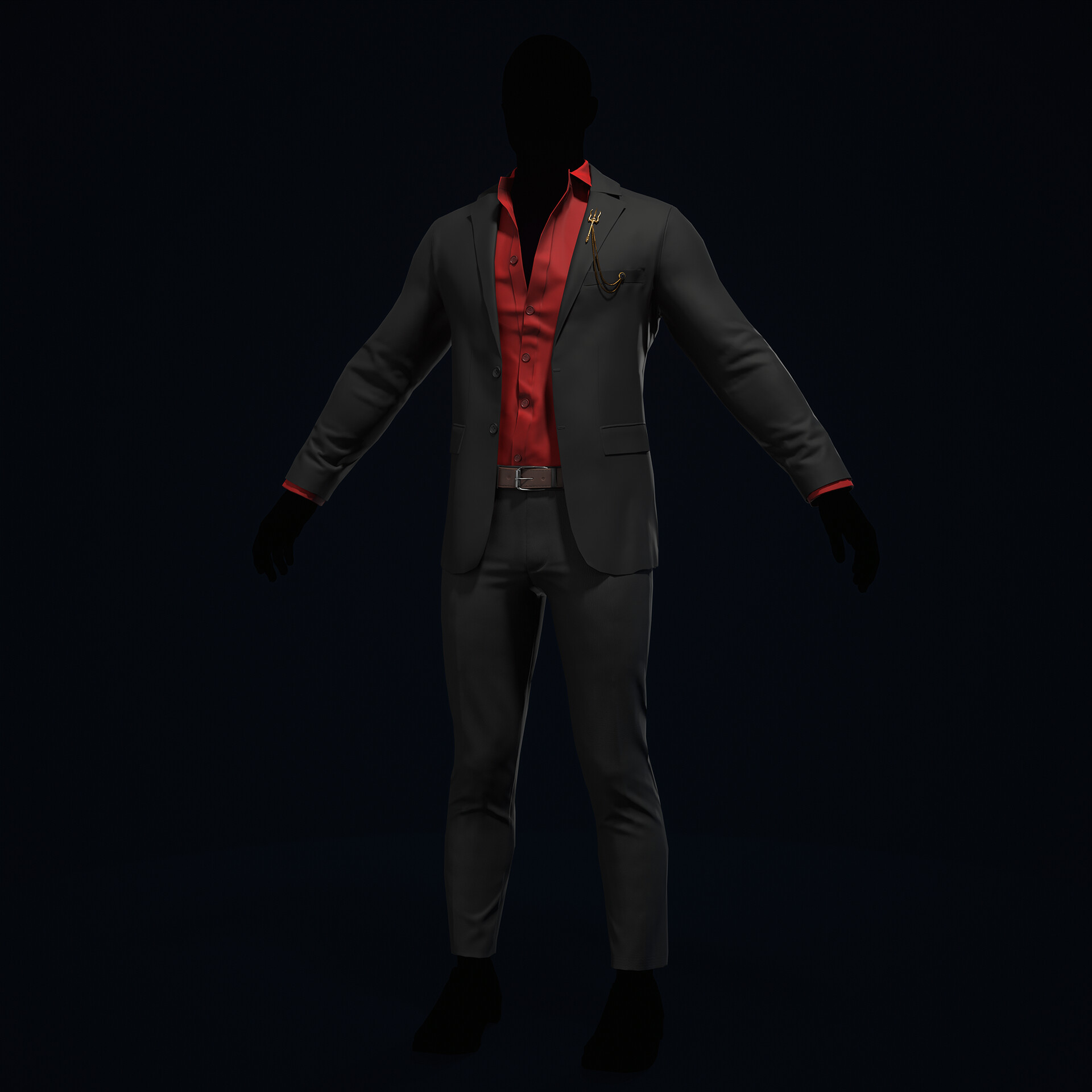 ArtStation - Game ready suit and vest sets