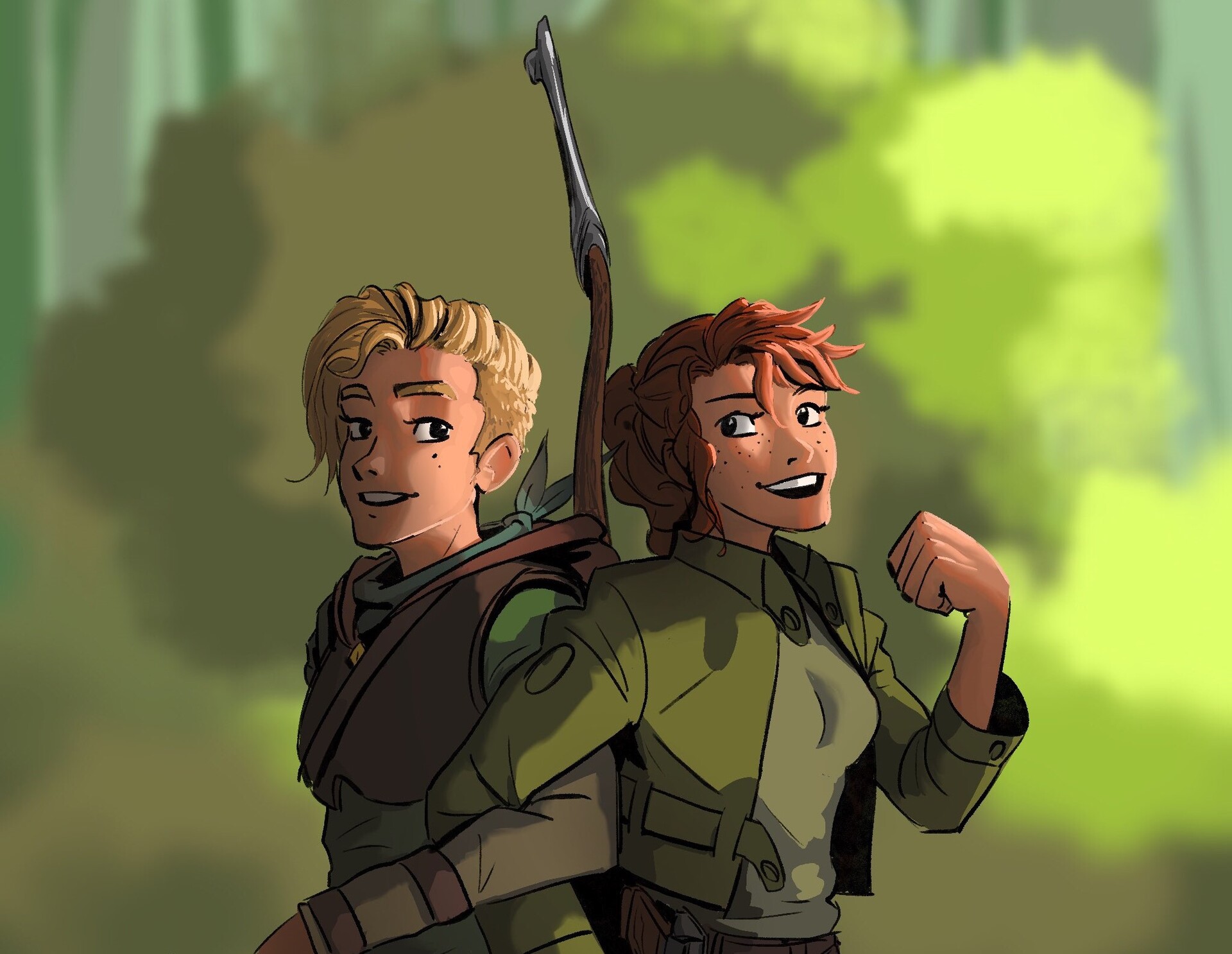 ArtStation - Sam and Lily