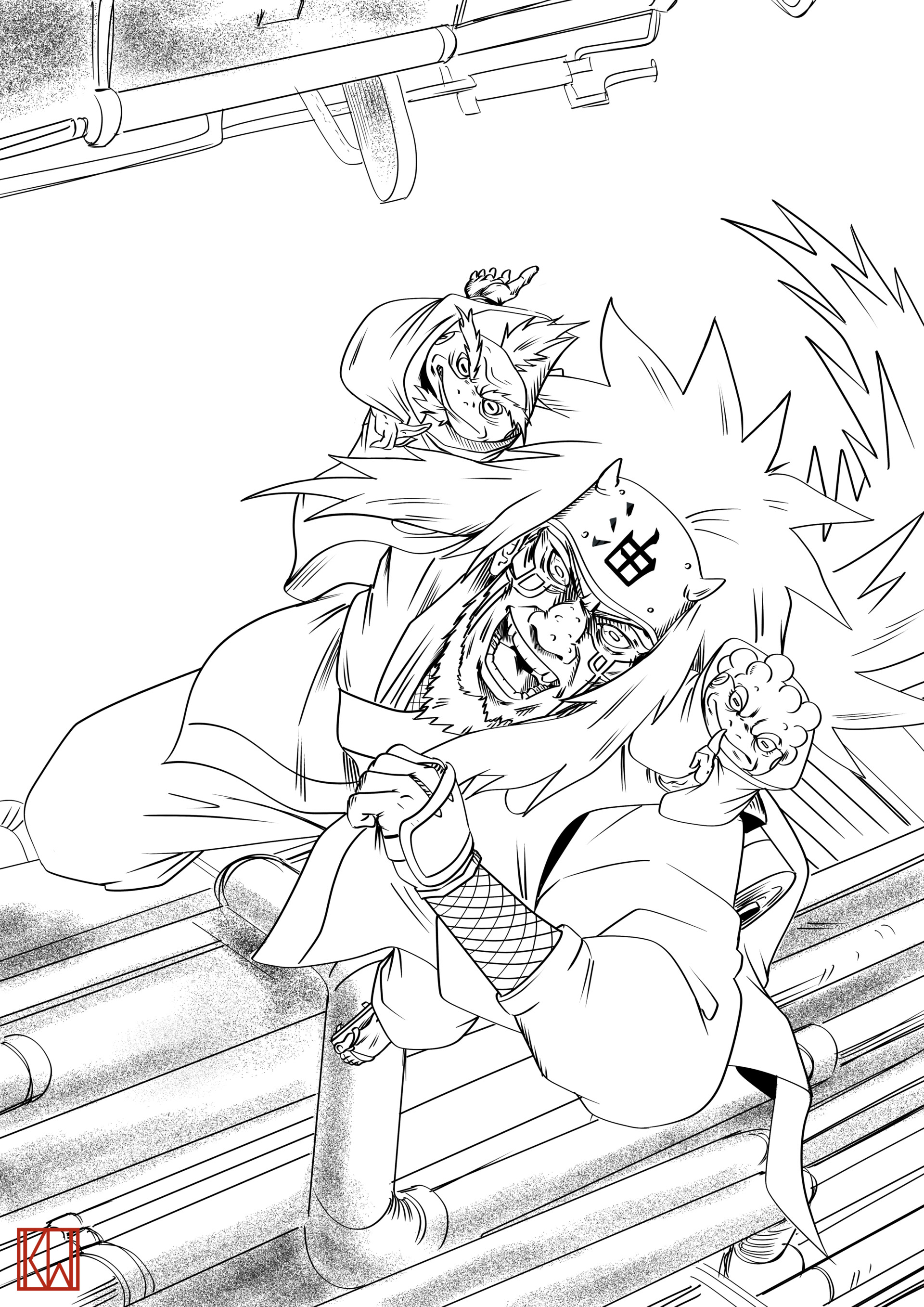 Kevin Williams - Jiraiya the legendary ninja