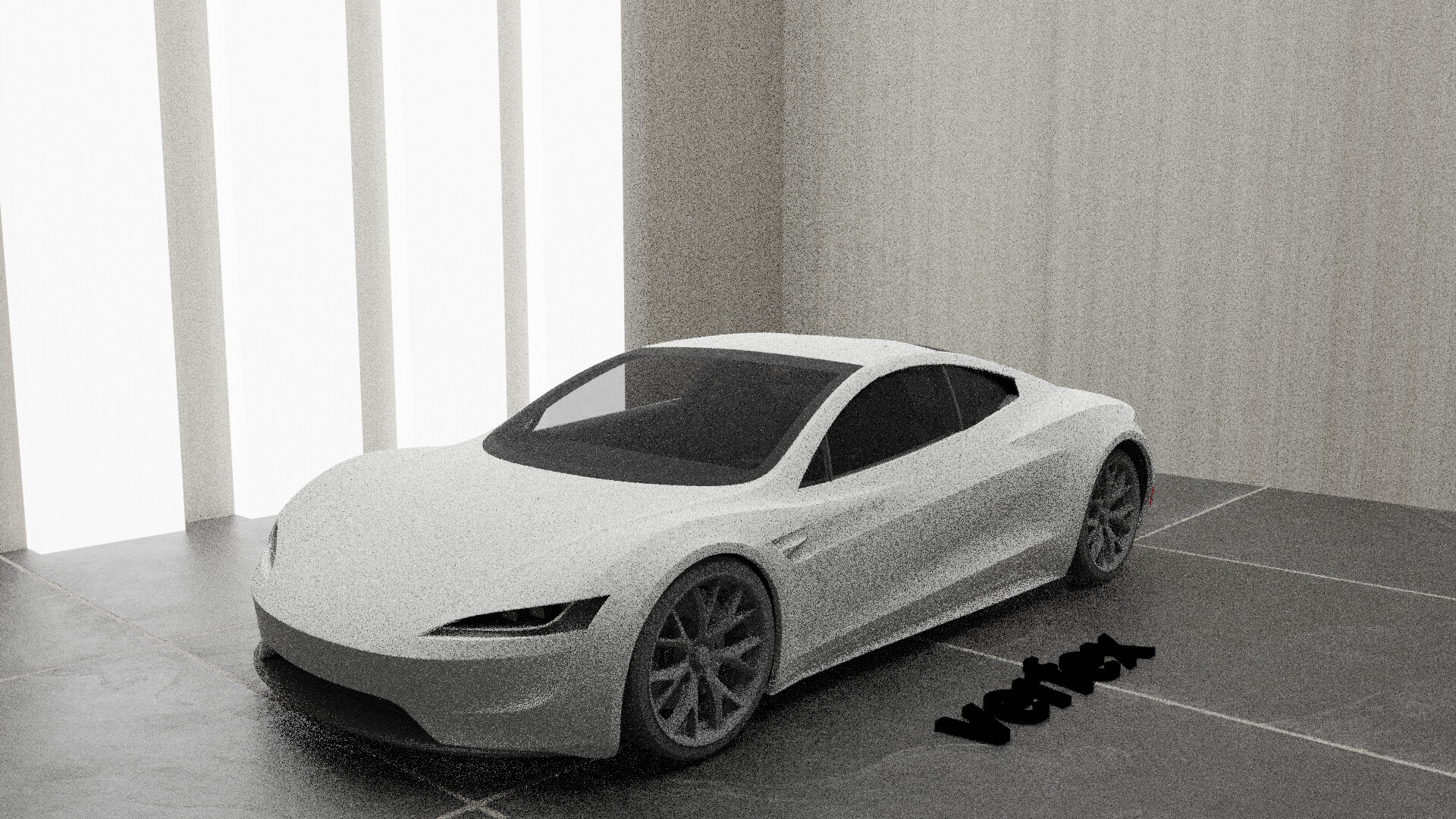 ArtStation - Tesla Roadster