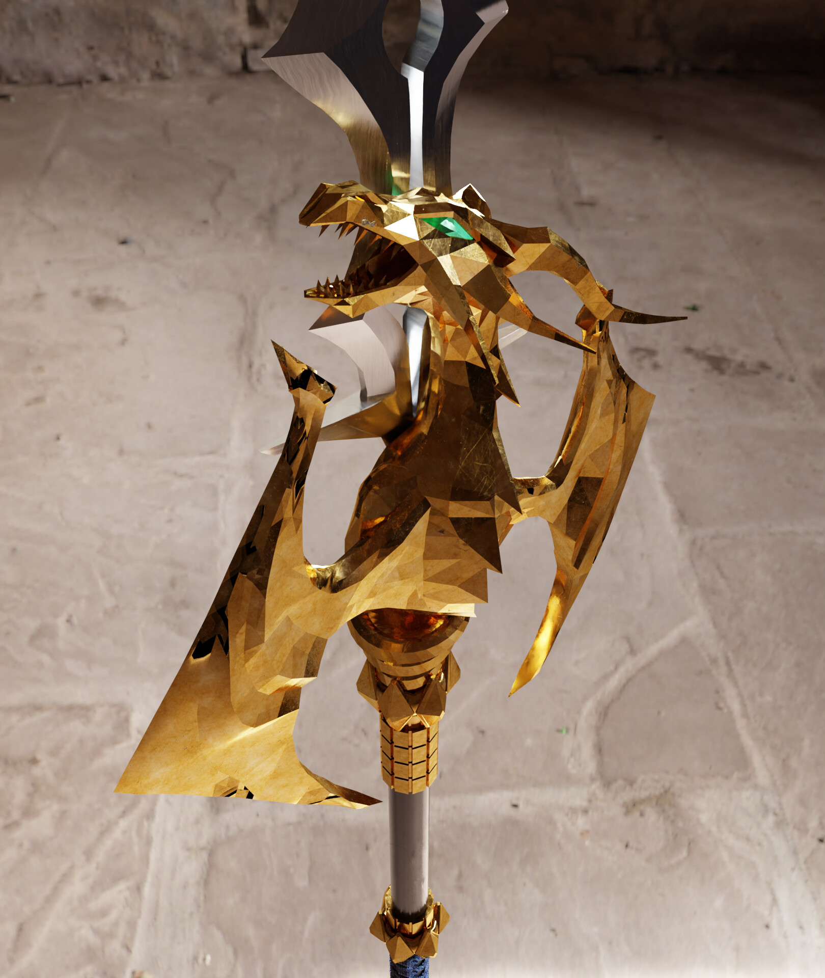 Michał Pieczek - Glaive design 3D