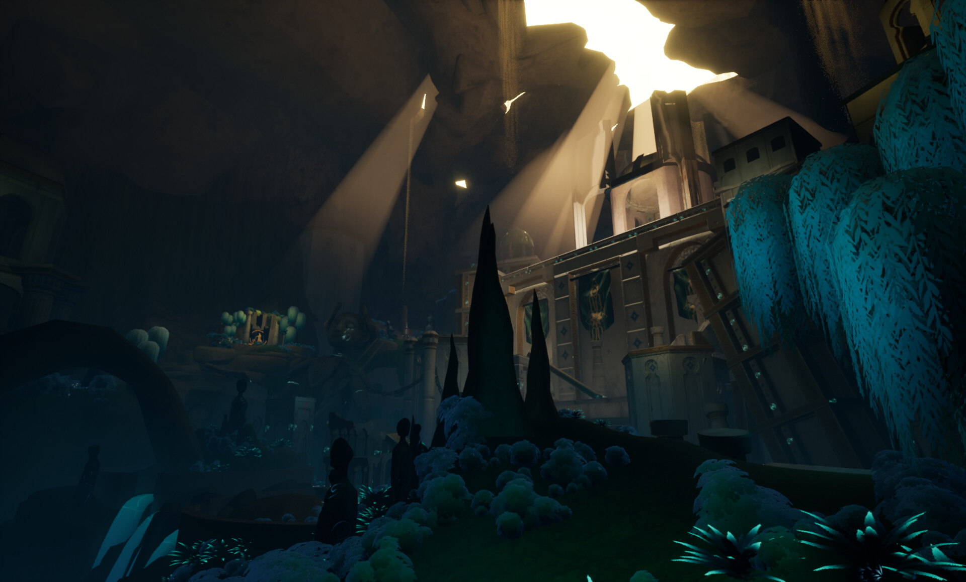 ArtStation - The Lyre Underground Cavern (Game)