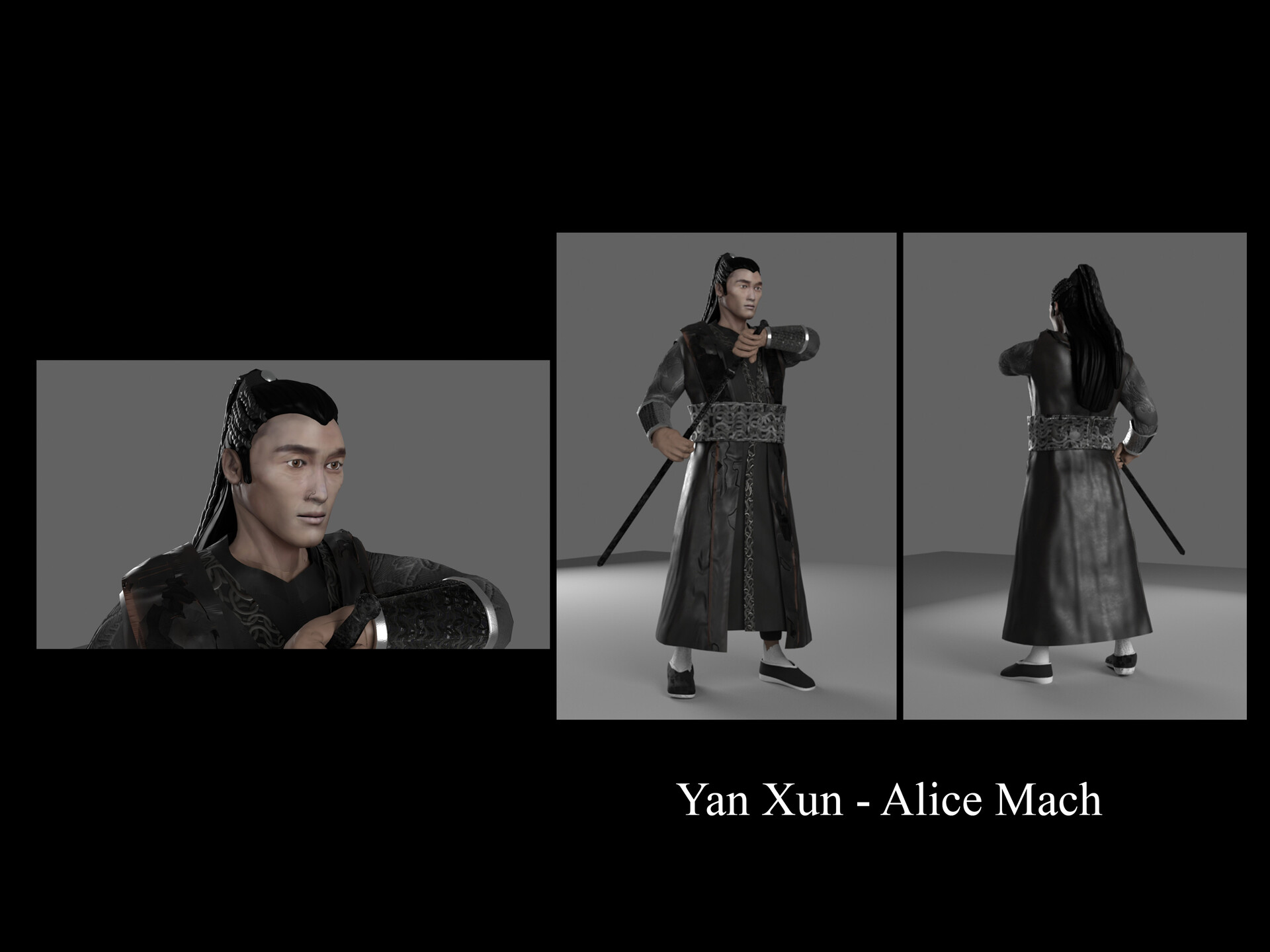 ArtStation - Yan Xun Character Model