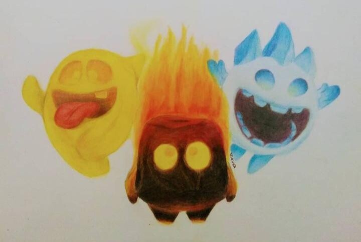 how to draw clash royale ice spirit