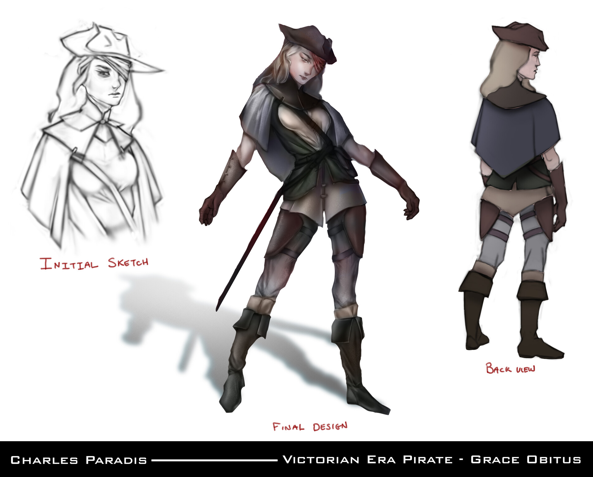 ArtStation - Victorian Era Pirate - Grace Orbitus