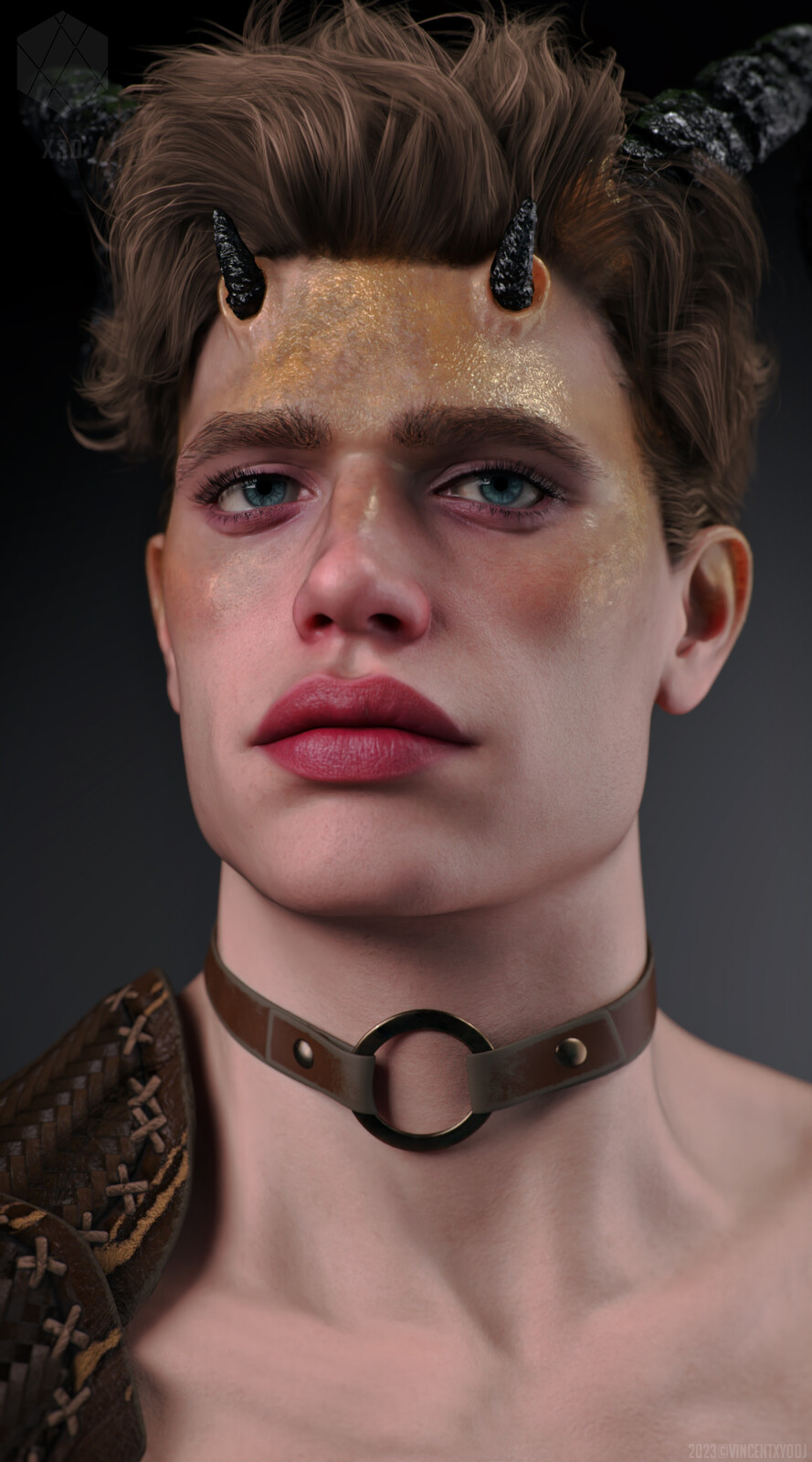 Xtreme3D Studio - FPE Akhane Horns Add-On for G9 by Esid & FenixPhoenix