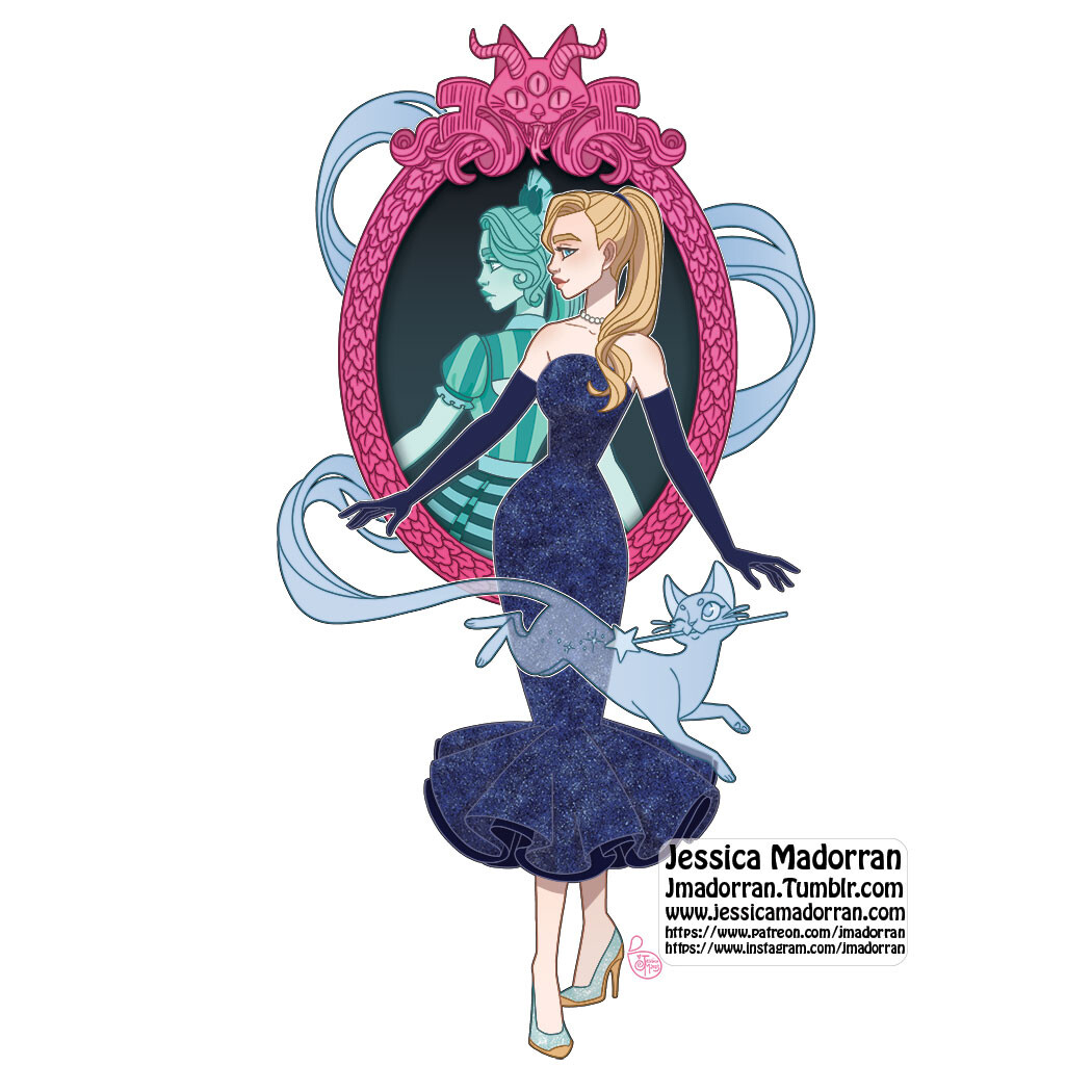 ArtStation - July 2023 Patreon - Twisted Cinderella Sticker Option 02