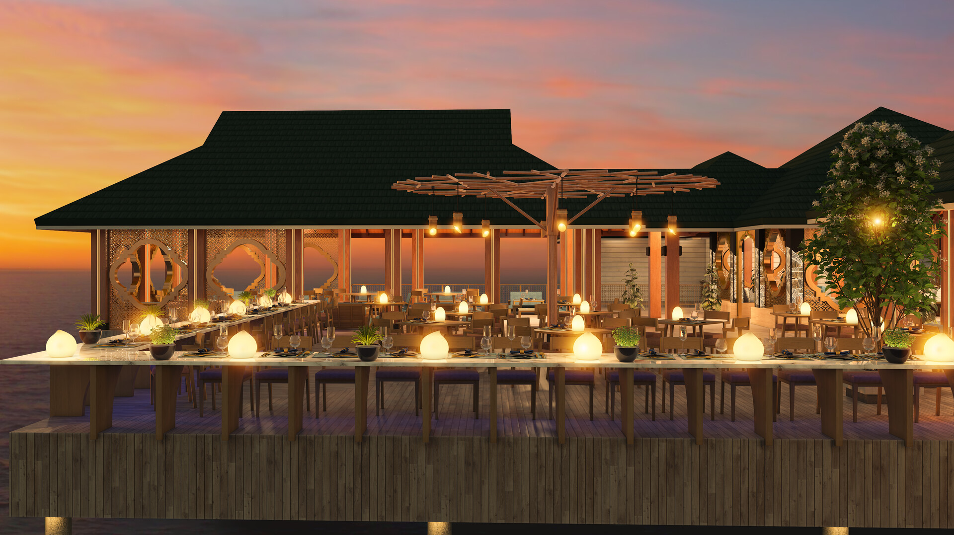 ArtStation - Restaurant-Visualization