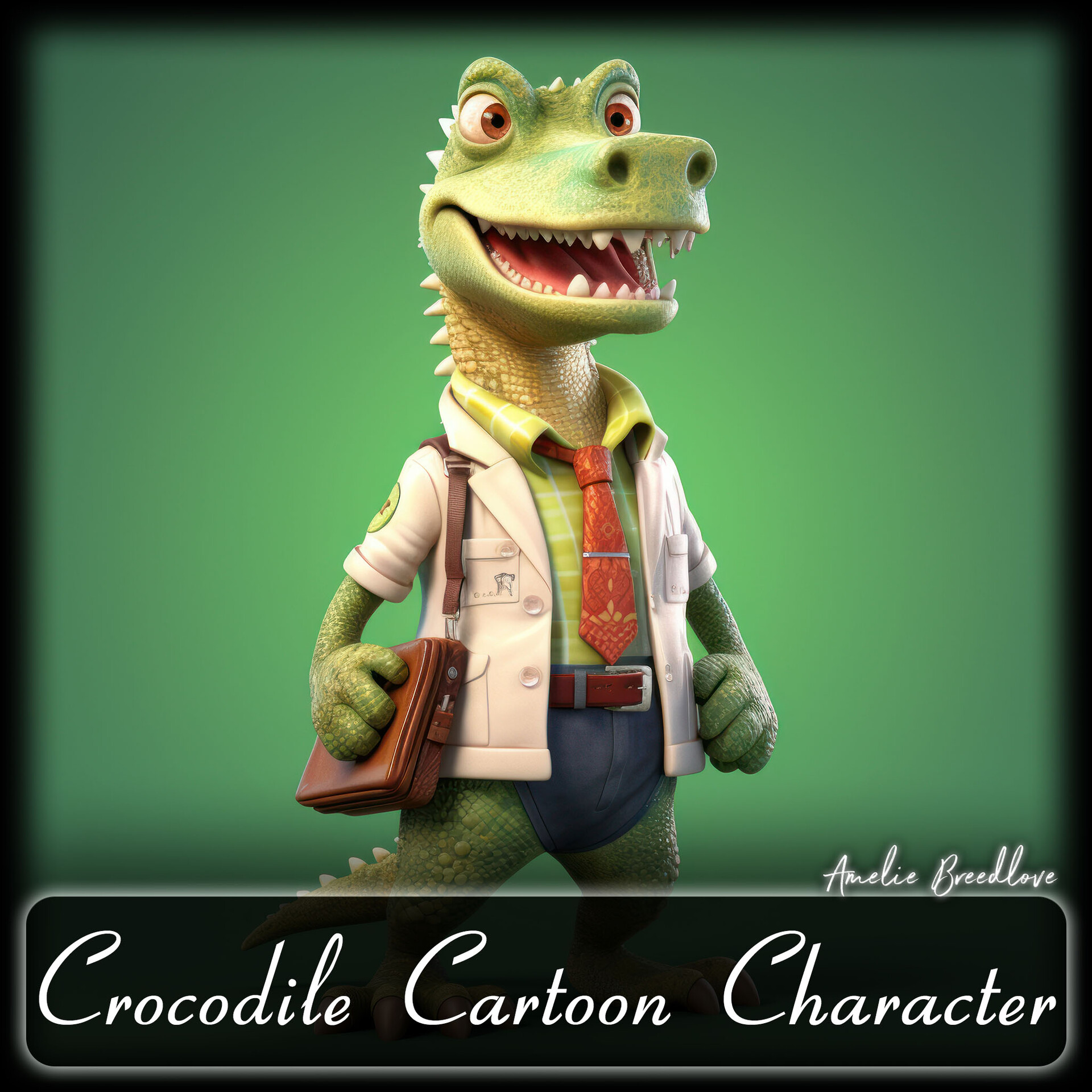 ArtStation - 200 Crocodile Cartoon Character (Full Body) Reference Pack ...