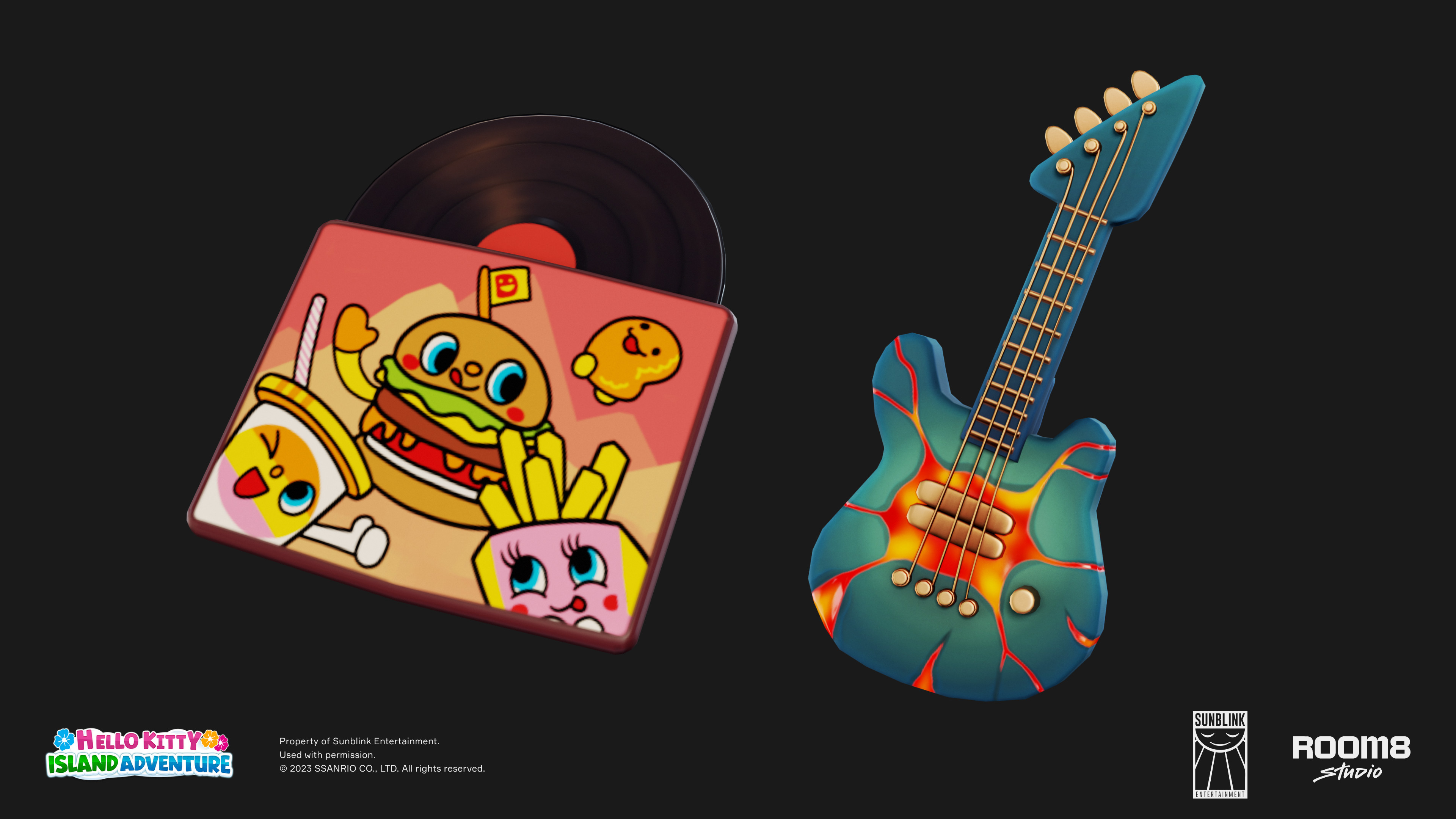 Room 8 Studio - Portfolio - Stylized Assets & Props (Hello Kitty ...
