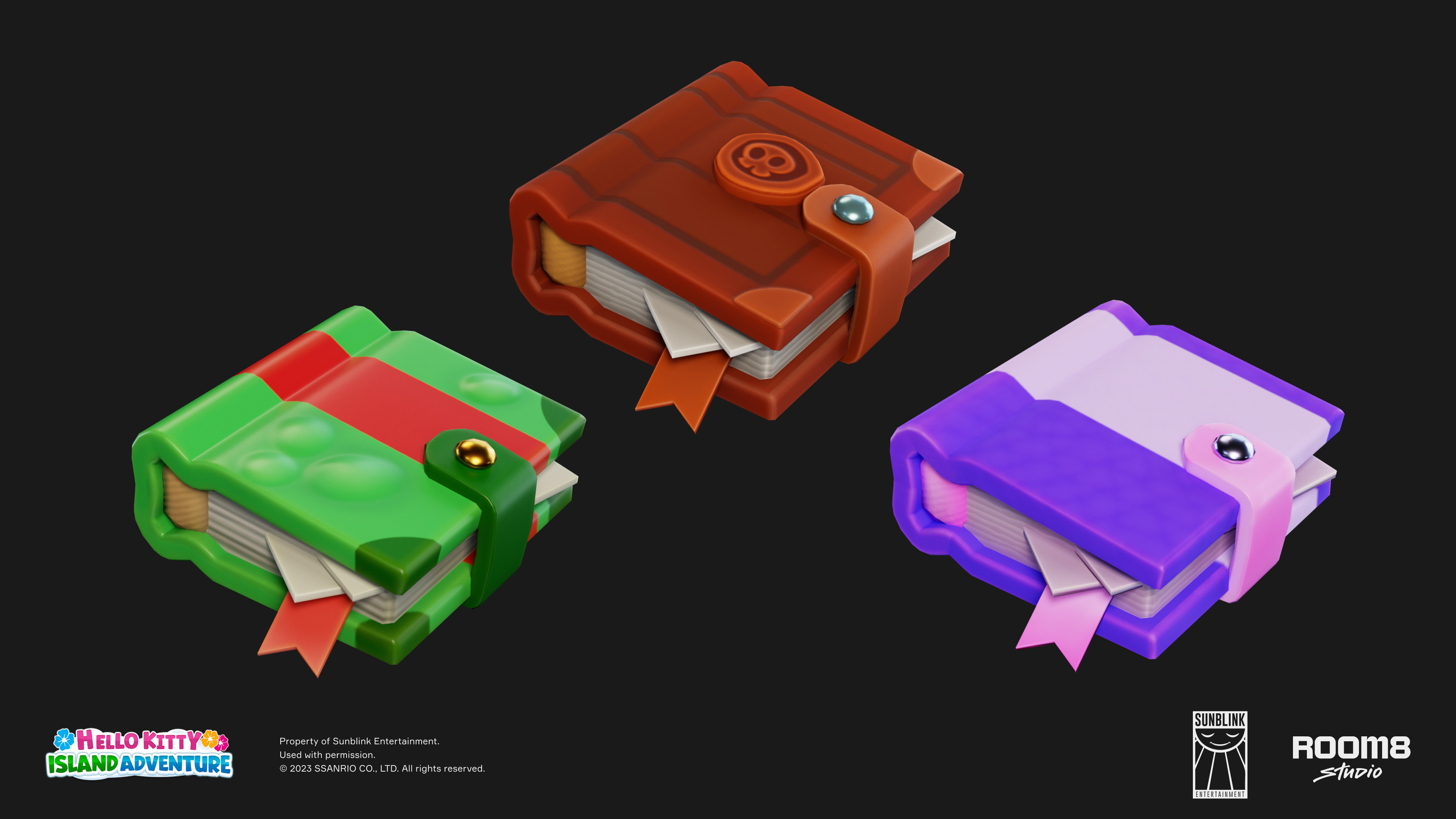 Room 8 Studio - Portfolio - Stylized Assets & Props (Hello Kitty ...