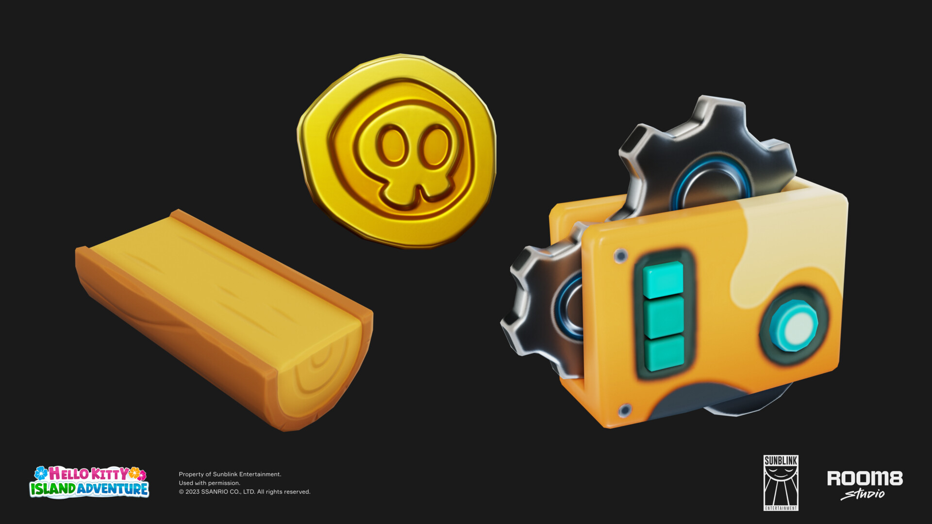 Room 8 Studio - Portfolio - Stylized Assets & Props (Hello Kitty ...