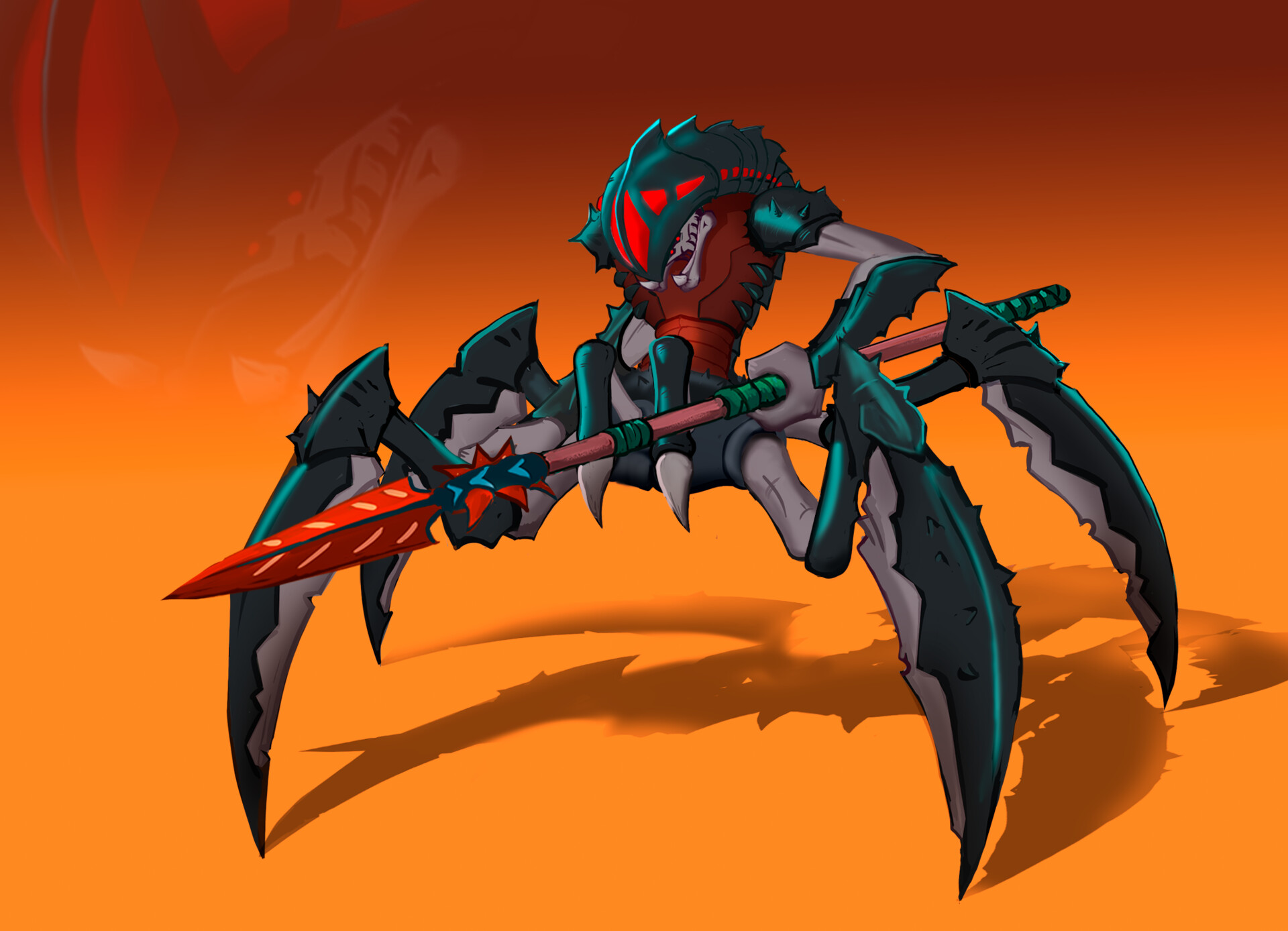 ArtStation - spider spearman